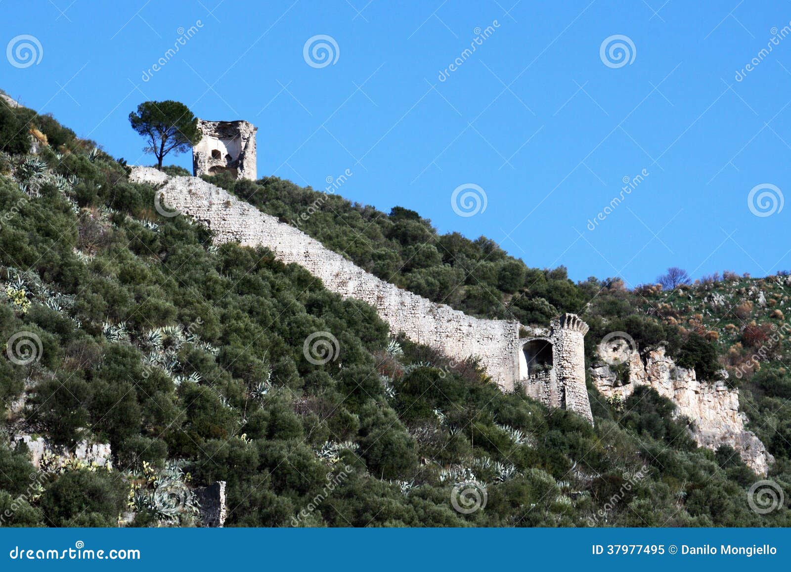 Sarno towers stock image. Image of campania, tourism - 37977495