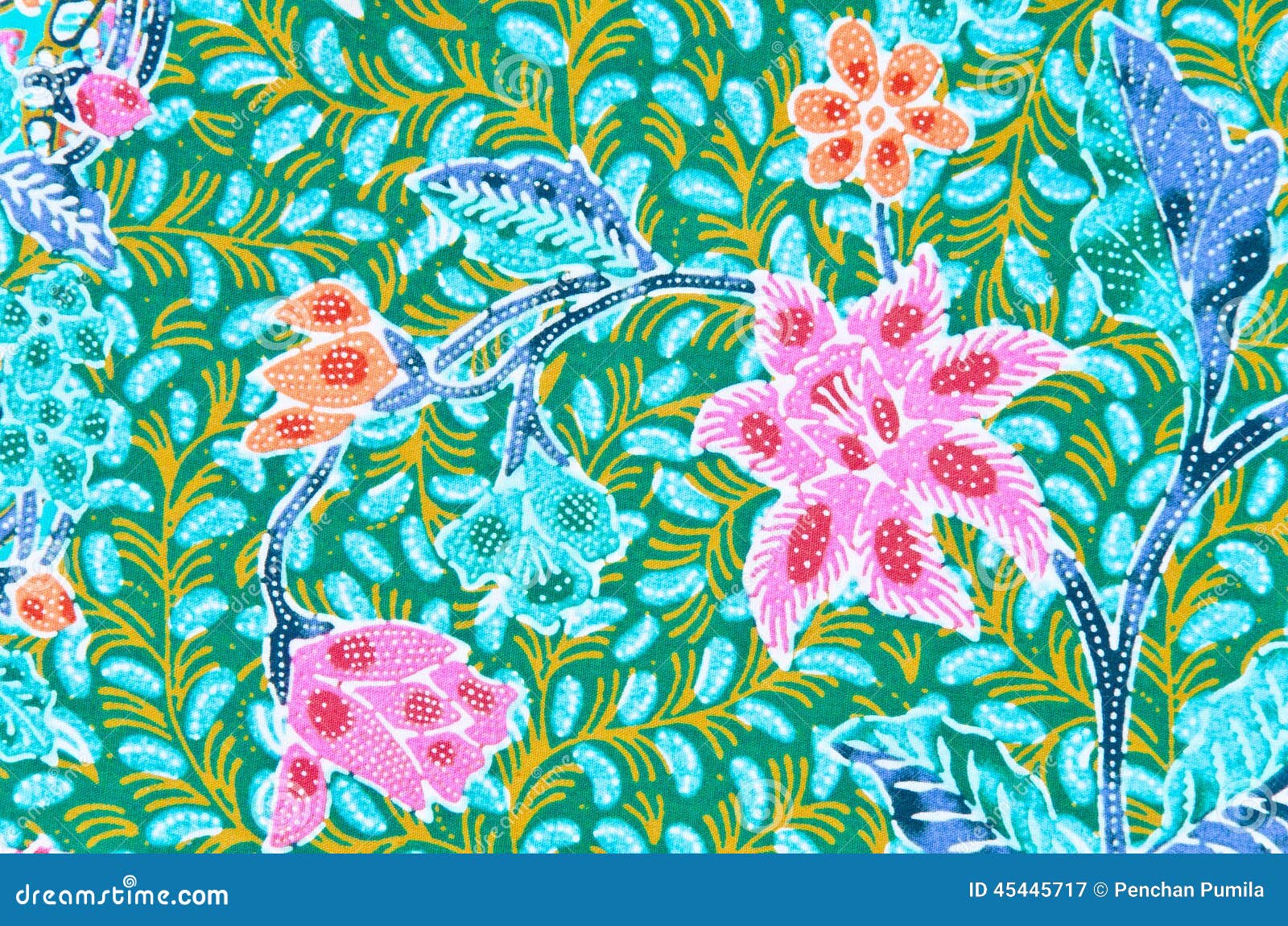 Sarong Tradicionales Del Batik Imagen de archivo - Imagen de flor, tela ...