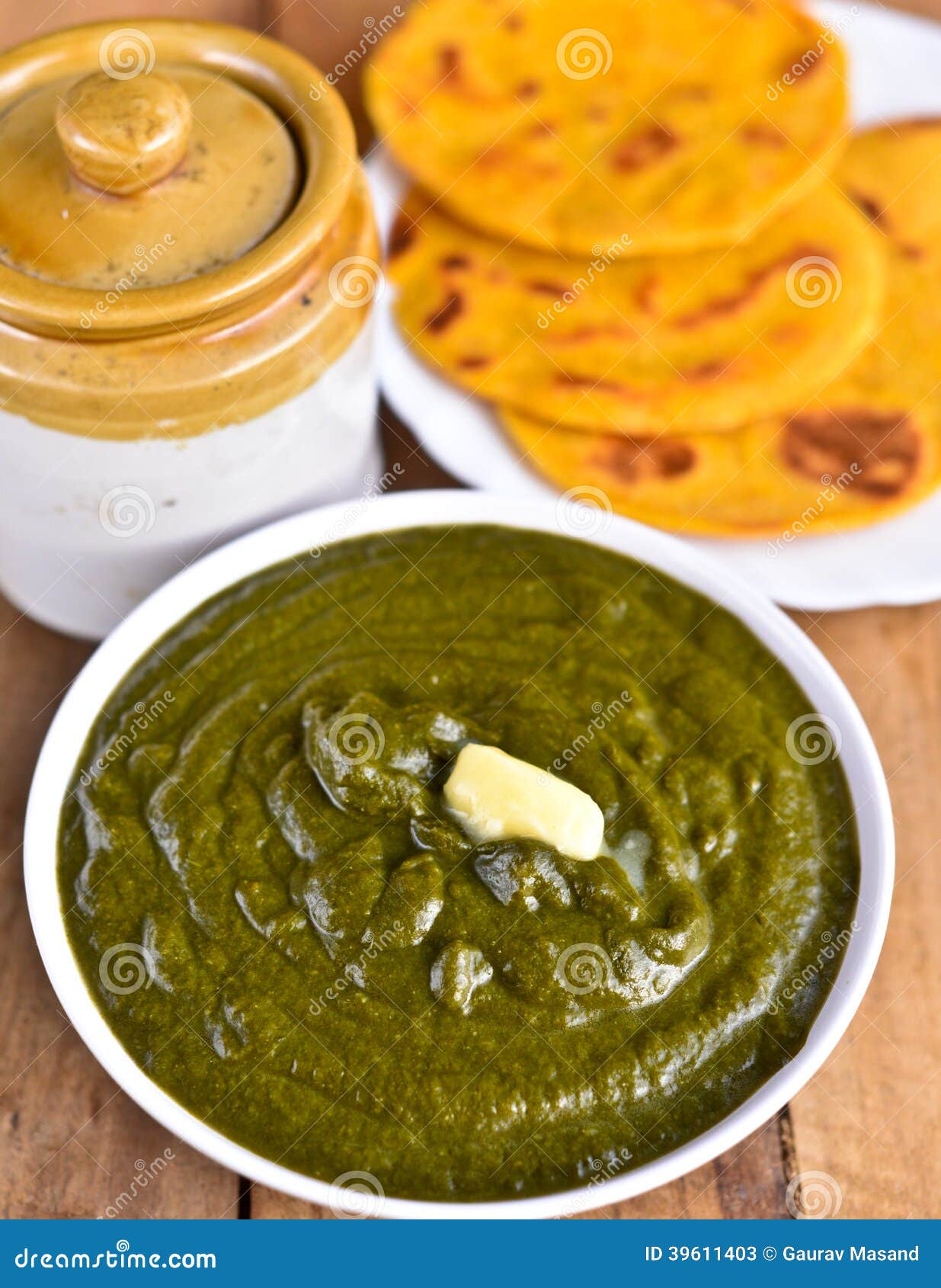 Sarson da saag stock image. Image of dinner, channe, restaurant - 39611403