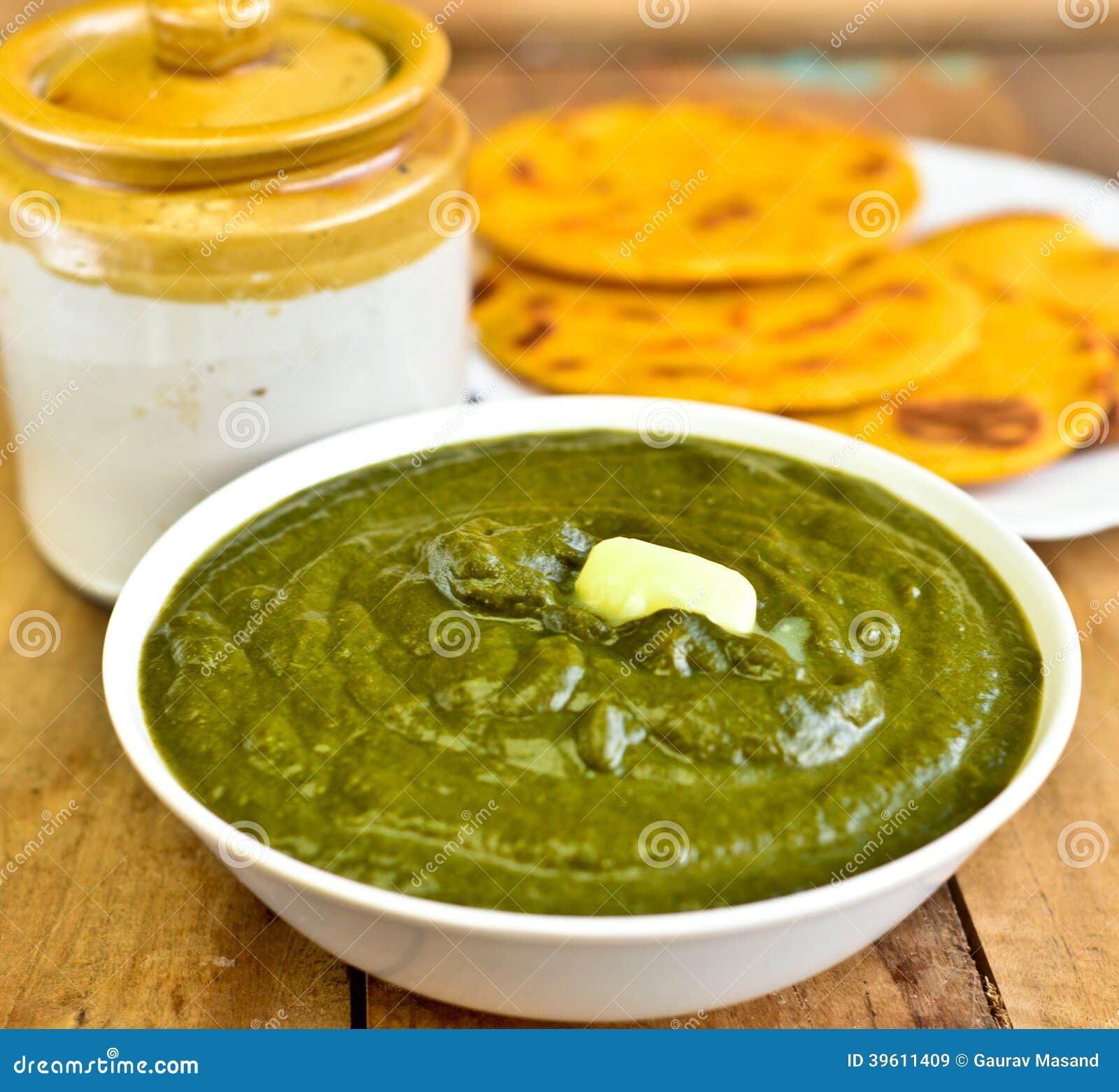 Sarson da saag stock image. Image of closeup, cuisine - 39611409