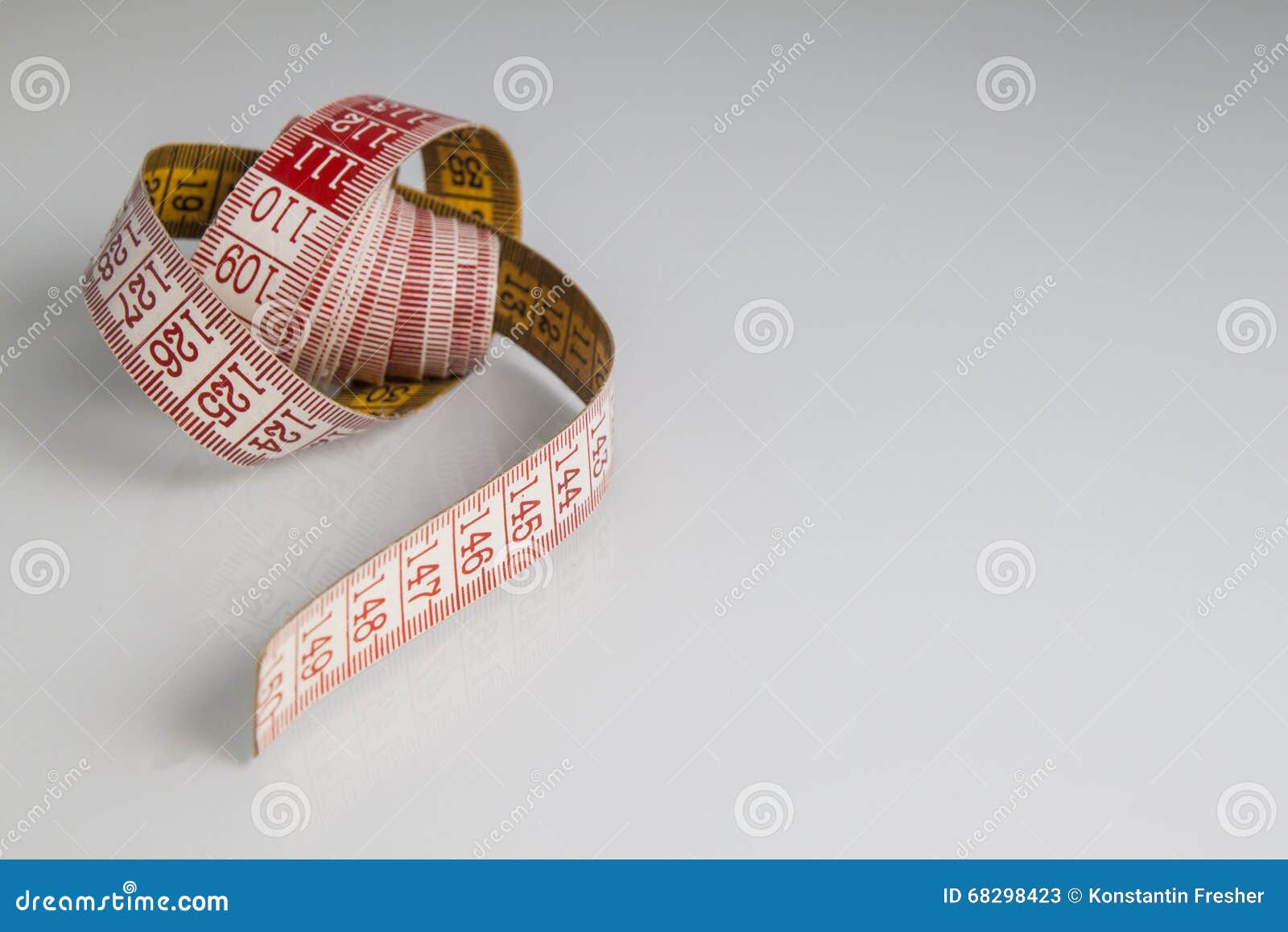 Sartorial Meter on White Background Stock Image - Image of loss, length ...