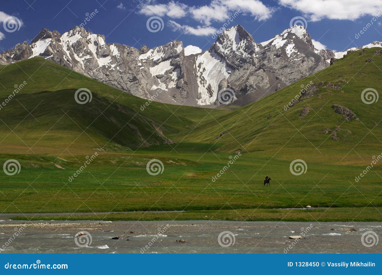Sary-Beles stock photo. Image of brook, high, beles, grass - 1328450