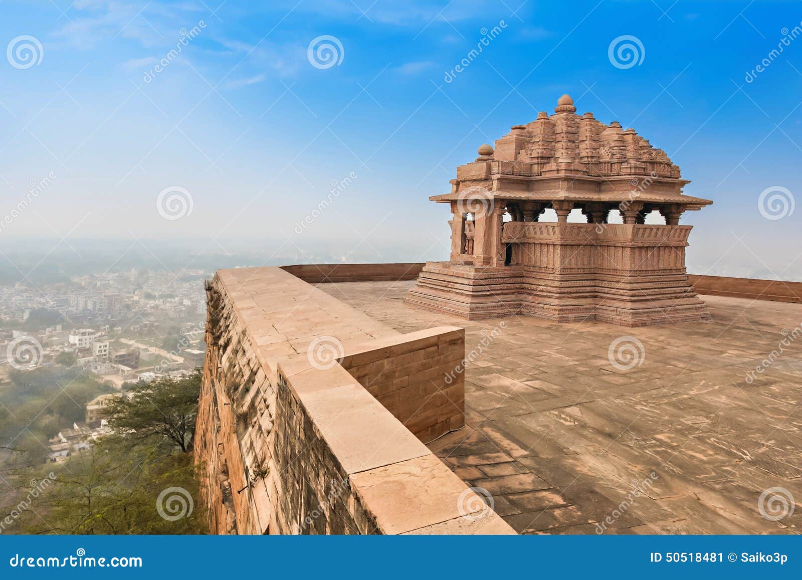 Sas Bahu Temple stock image. Image of madhya, indian - 50518481