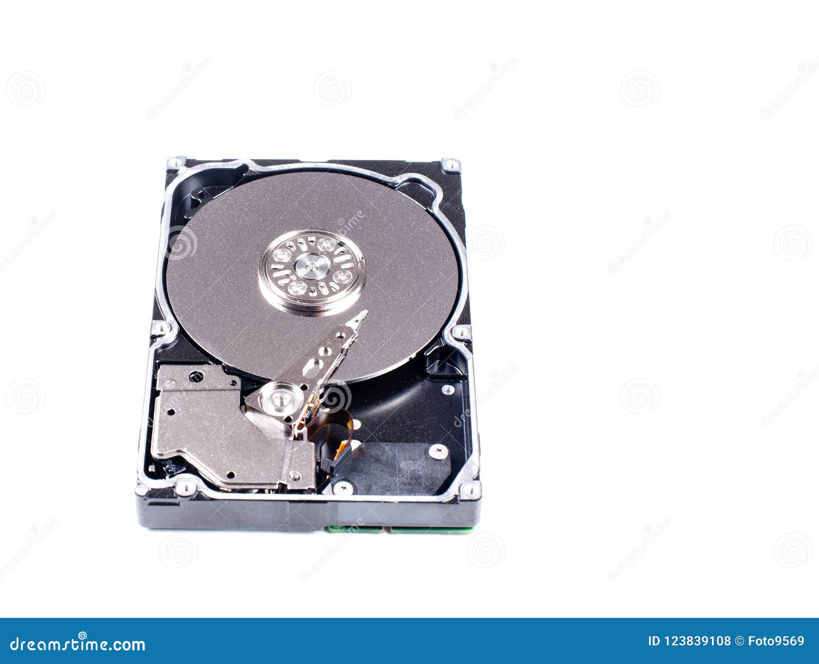 SAS Hard Disk Read and Write Head in the Macro Shot Stock Photo - Image ...