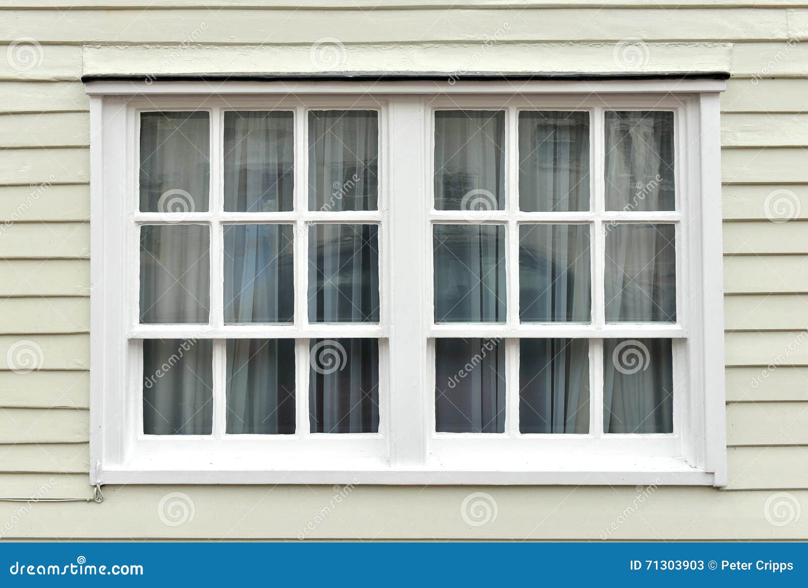 Sash window stock image. Image of wooden, window, georgian - 71303903
