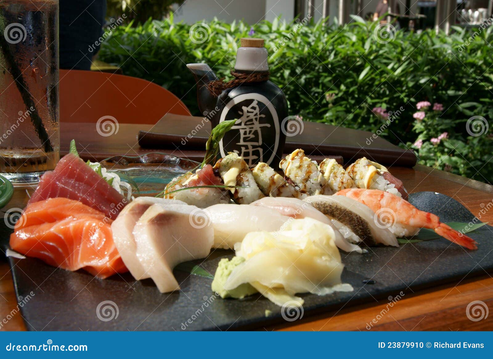 Sashimi stock photo. Image of avocado, ginger, roll, ocean - 23879910