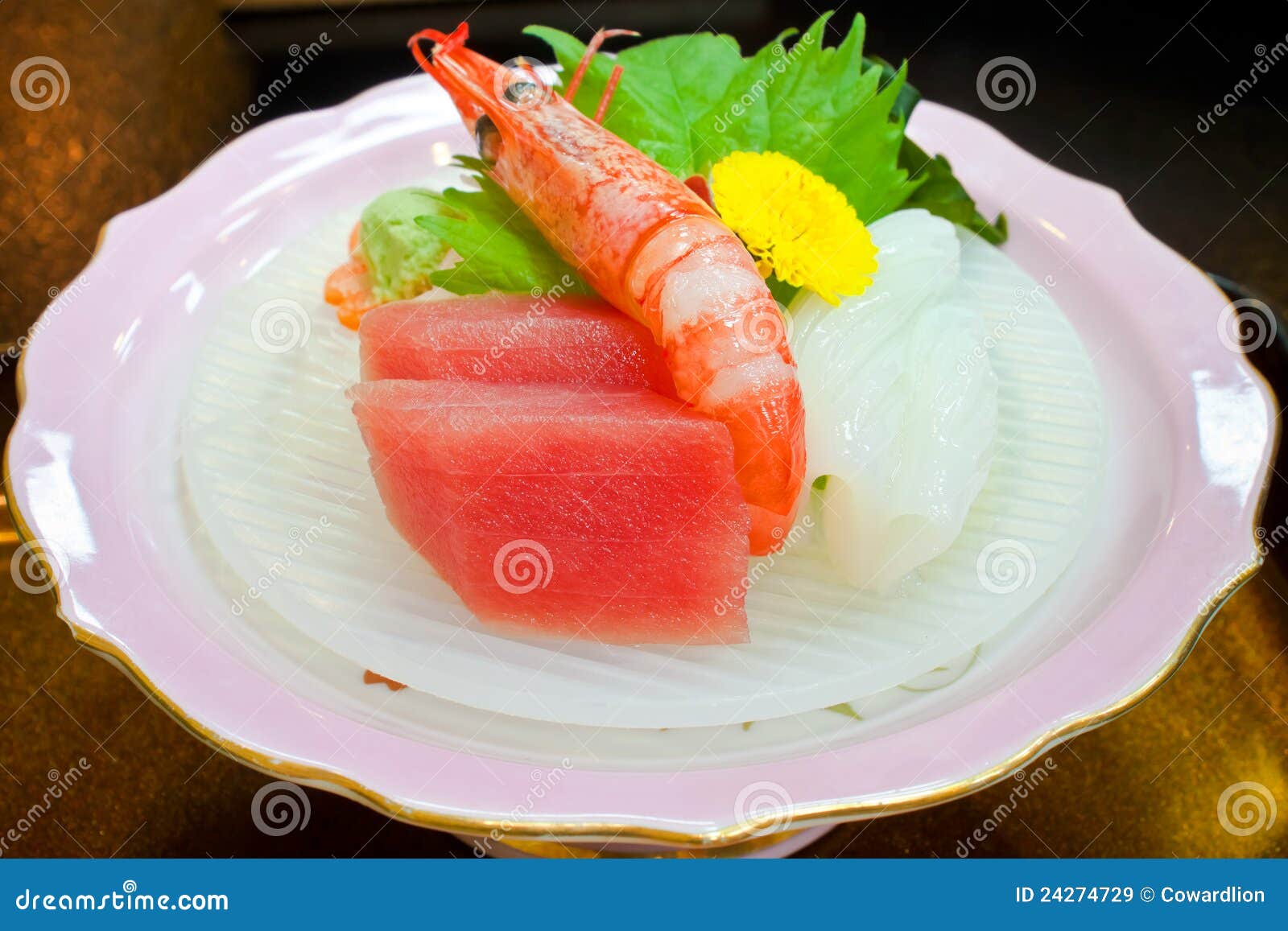 Sashimi image stock. Image du traditionnel, assiette - 24274729