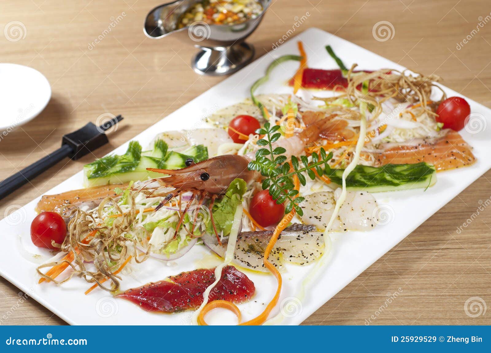 Sashimi stock image. Image of dinner, salad, delicious - 25929529