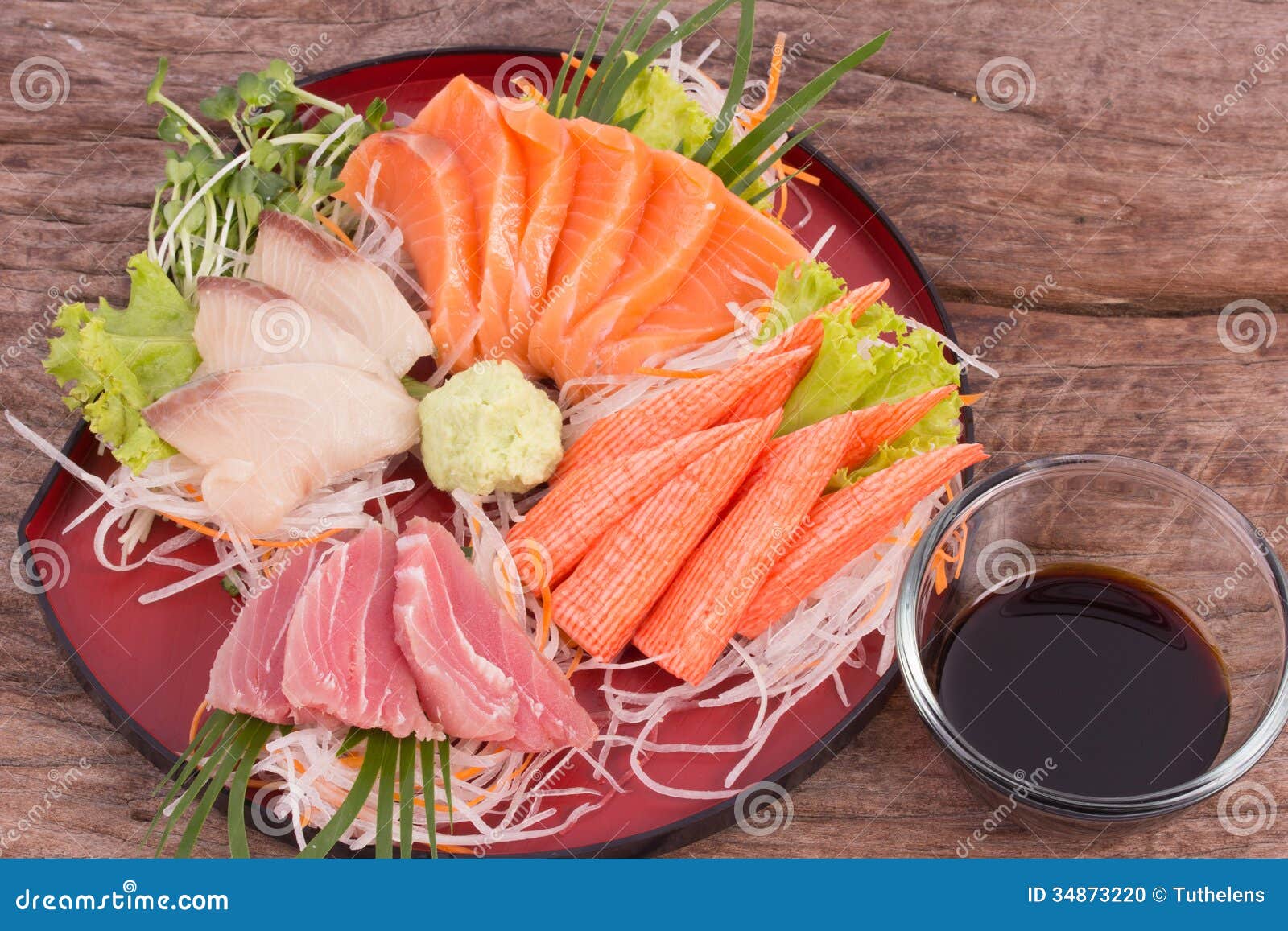Sashimi photo stock. Image du échelles, chaud, frais - 34873220