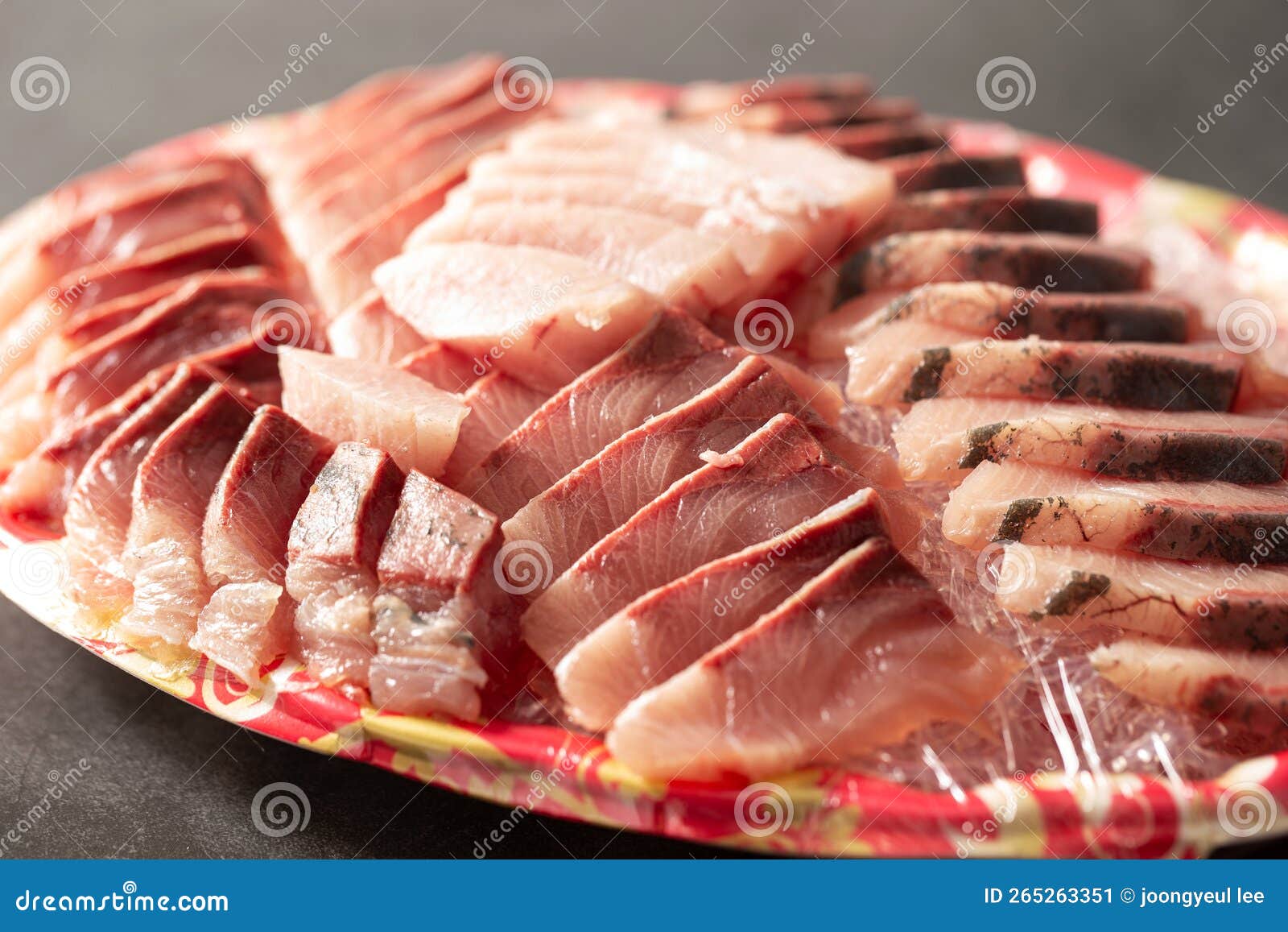 Sashimi, Fresh Raw Fish Dish Stock Image - Image of gold, sliced: 265263351