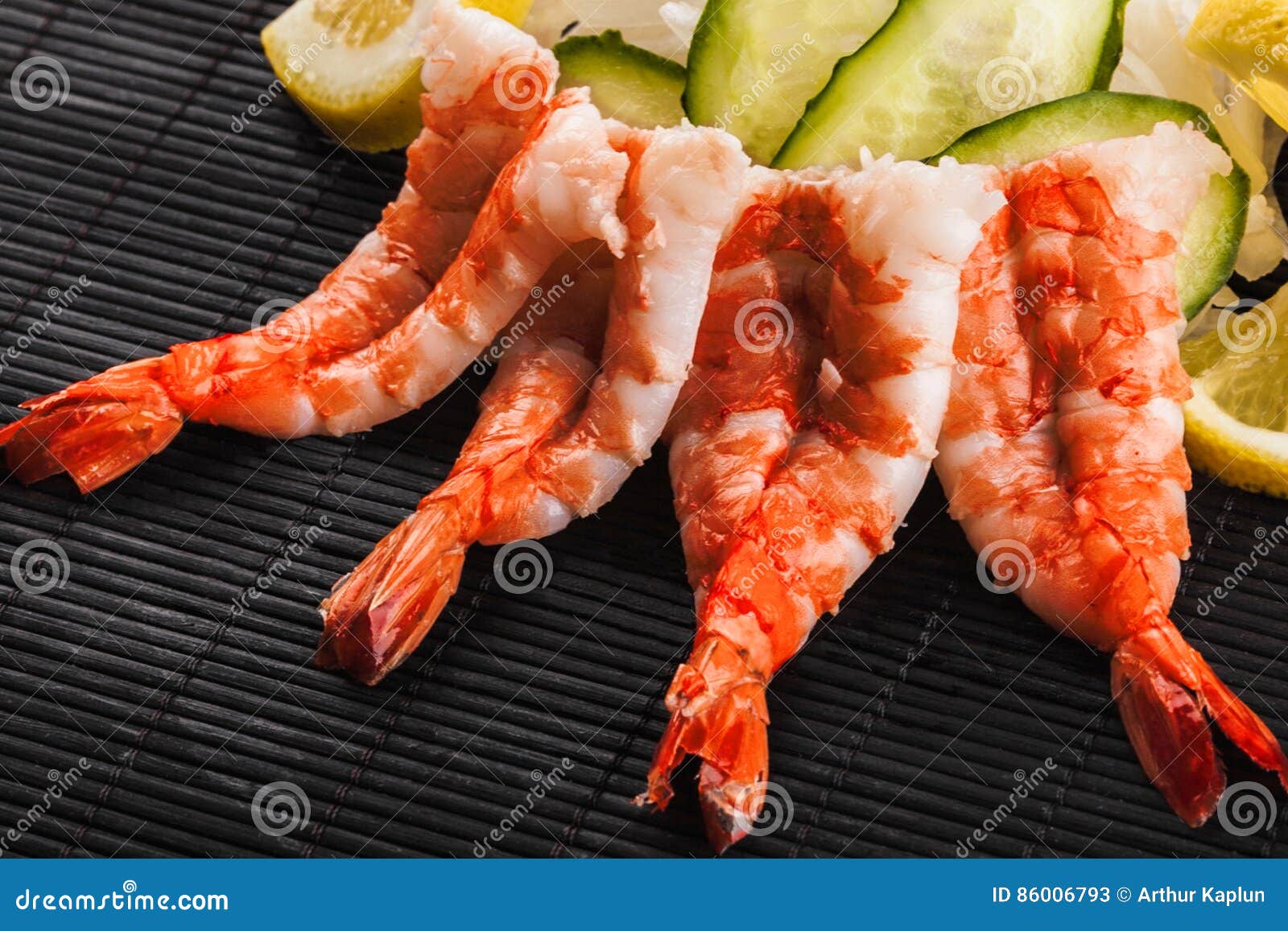 Sashimi with prawns stock image. Image of sushi, japan - 86006793