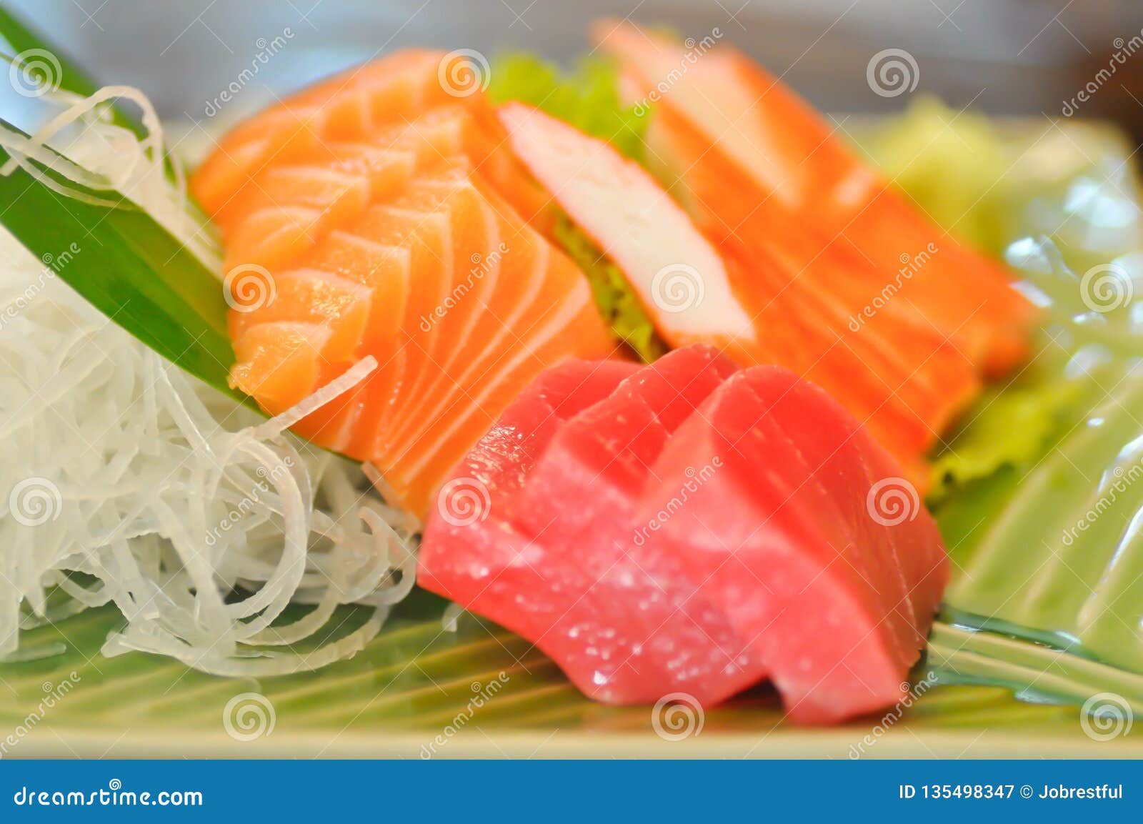Sashimi, Raw Fish or Raw Tuna Stock Image - Image of food, sliced ...