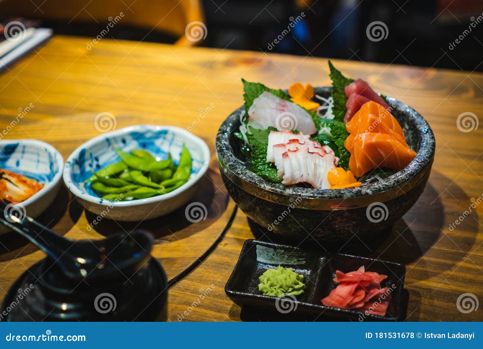 Sashimi set stock photo. Image of otoro, nutrition, meal - 181531678