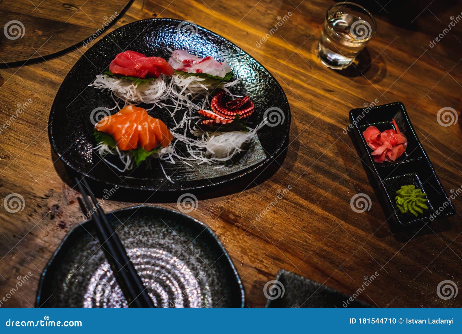 Sashimi set stock photo. Image of asian, macro, delicious - 181544710