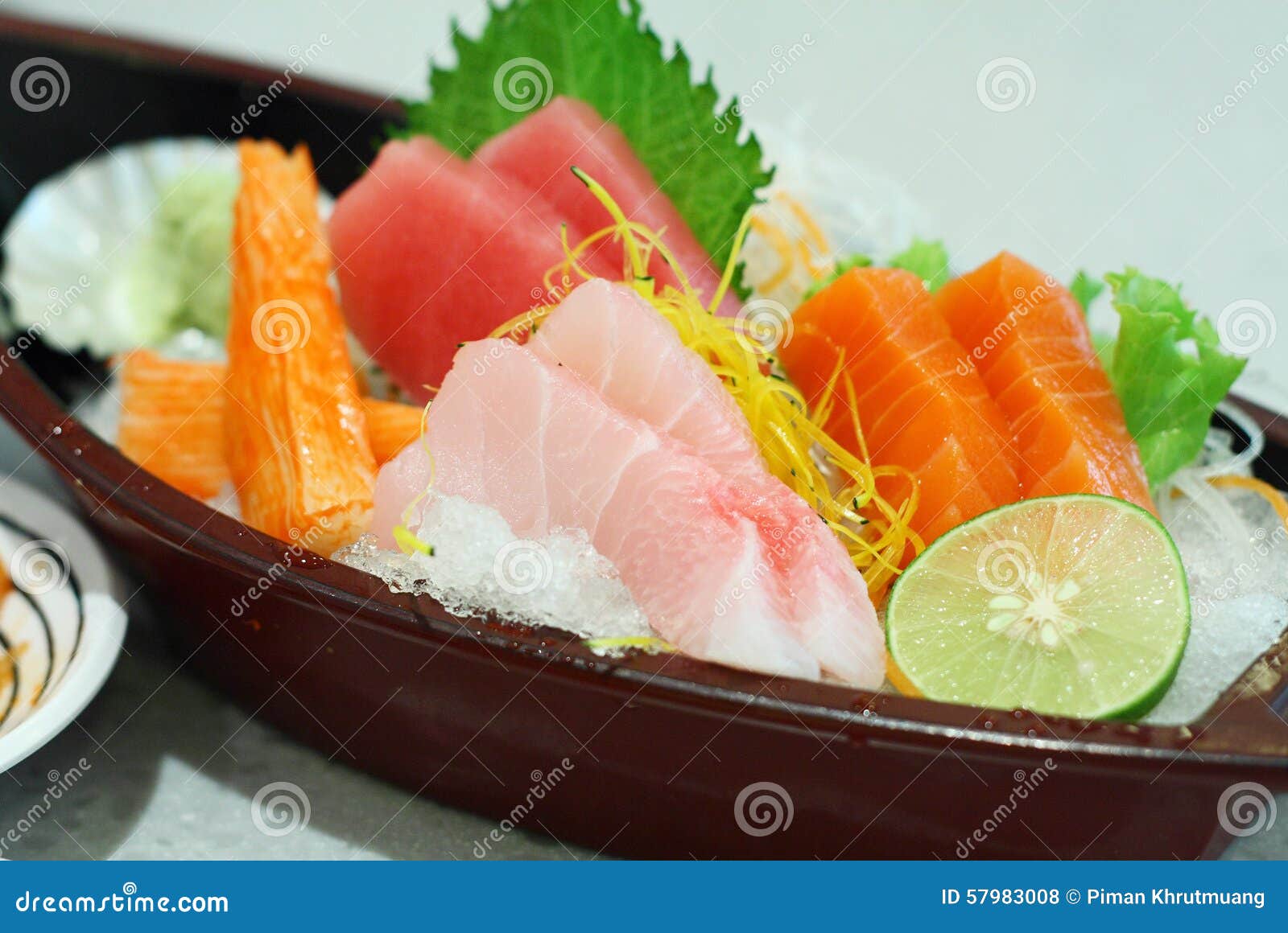 Sashimi sets stock photo. Image of asian, gourmet, kani - 57983008