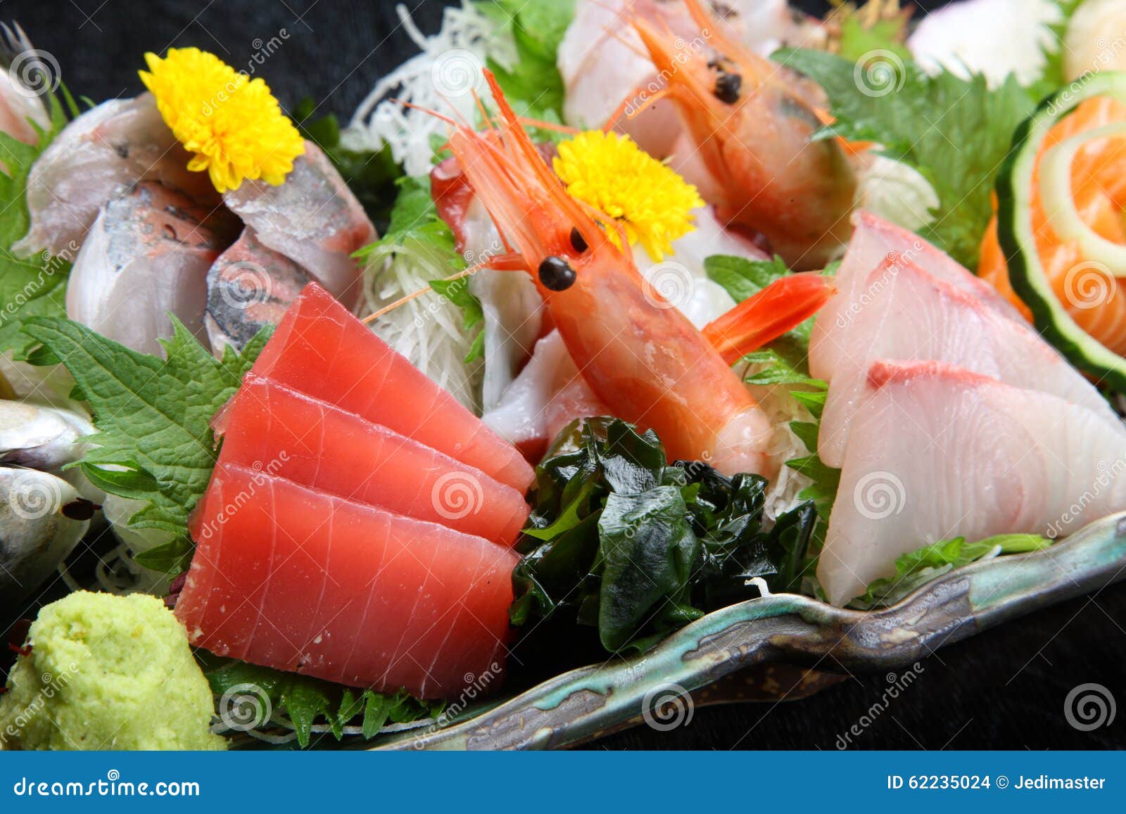 Sashimi stock photo. Image of delicious, diet, japanese - 62235024
