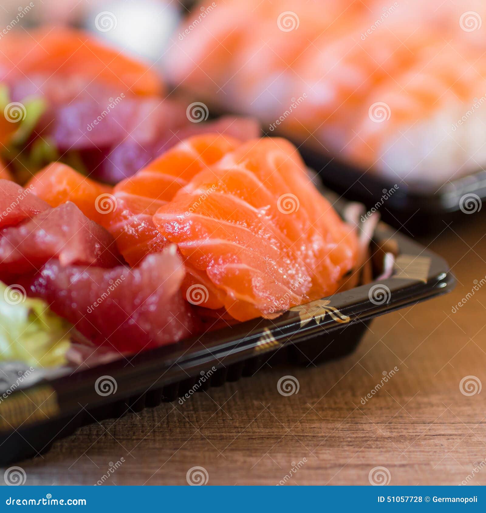 Sashimi stock photo. Image of food, macro, close, tuna - 51057728
