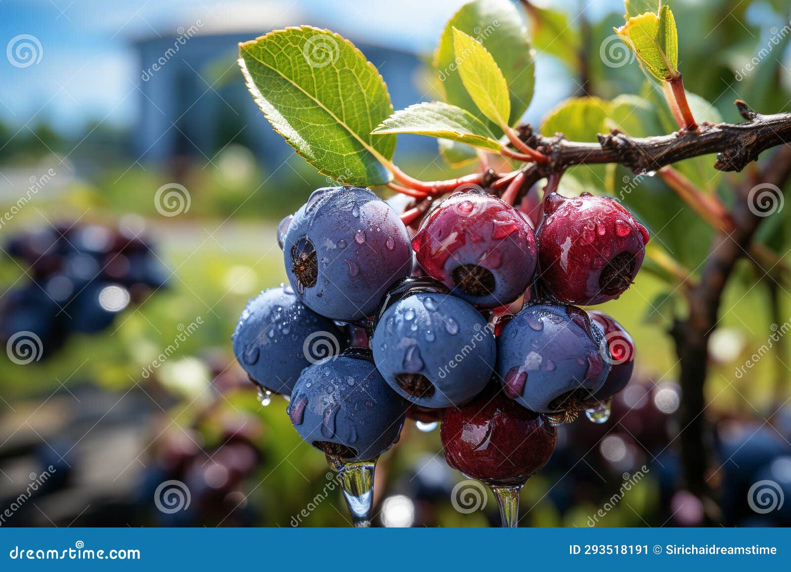 Saskatoon Berry On A Tree, Photo Realistic, 4K Resolution , AI ...