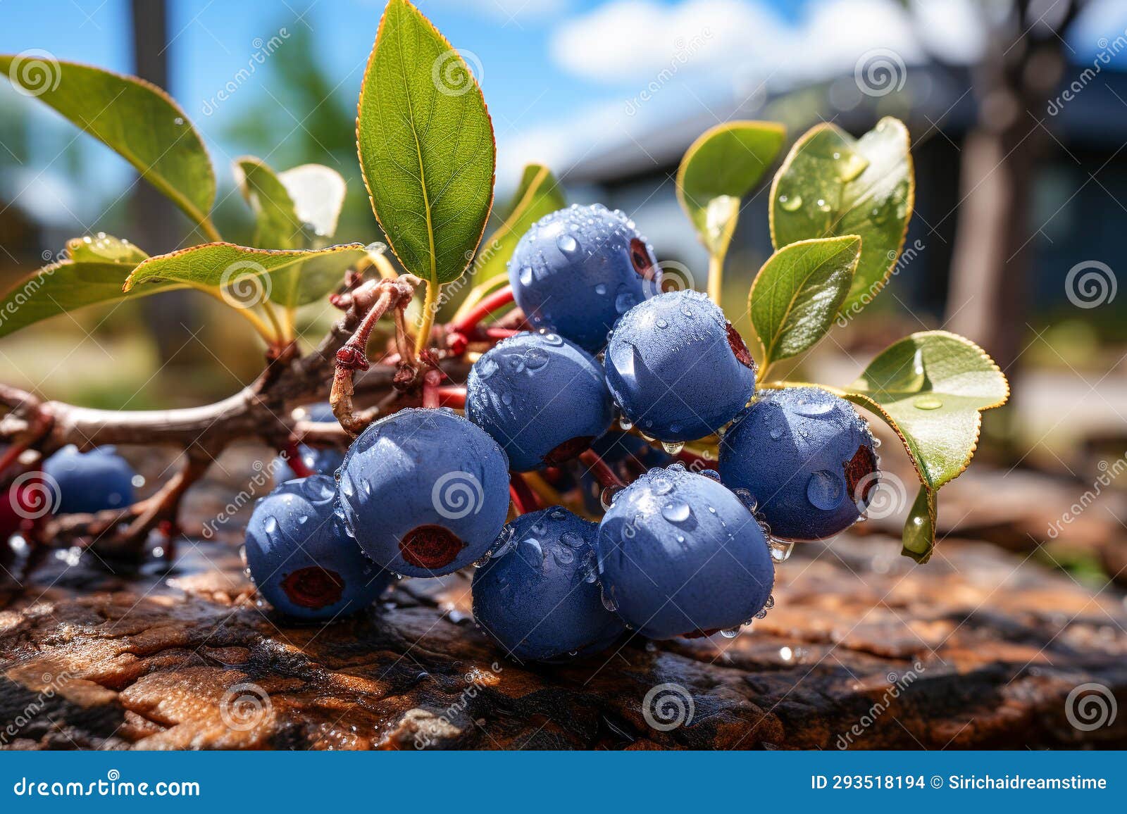 Saskatoon Berry On A Tree, Photo Realistic, 4K Resolution , AI ...