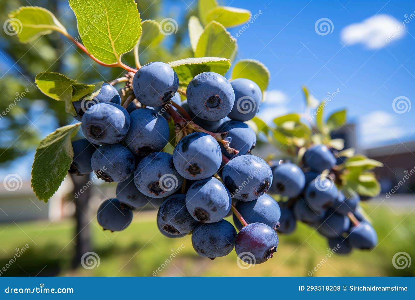 Saskatoon Berry on a Tree, Photo Realistic, 4K Resolution , AI ...