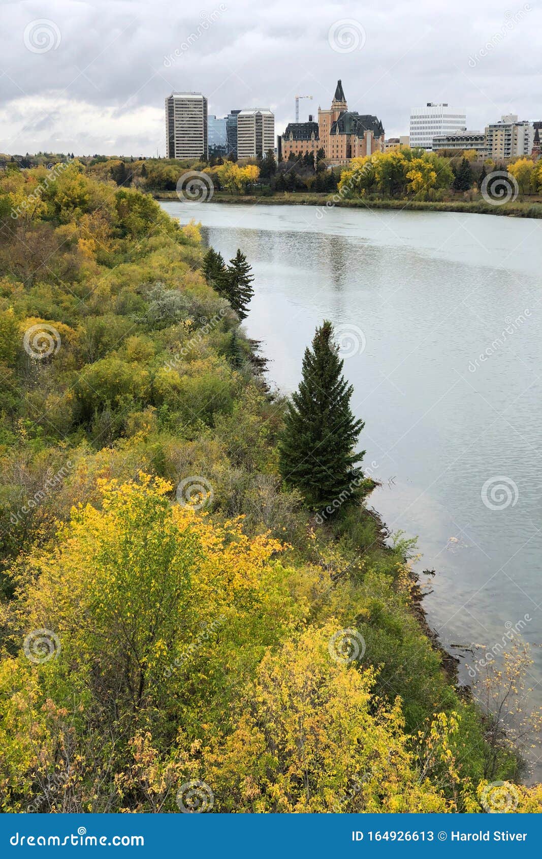 Saskatoon, Canada Cityscape Over River Stock Image - Image of tourism ...