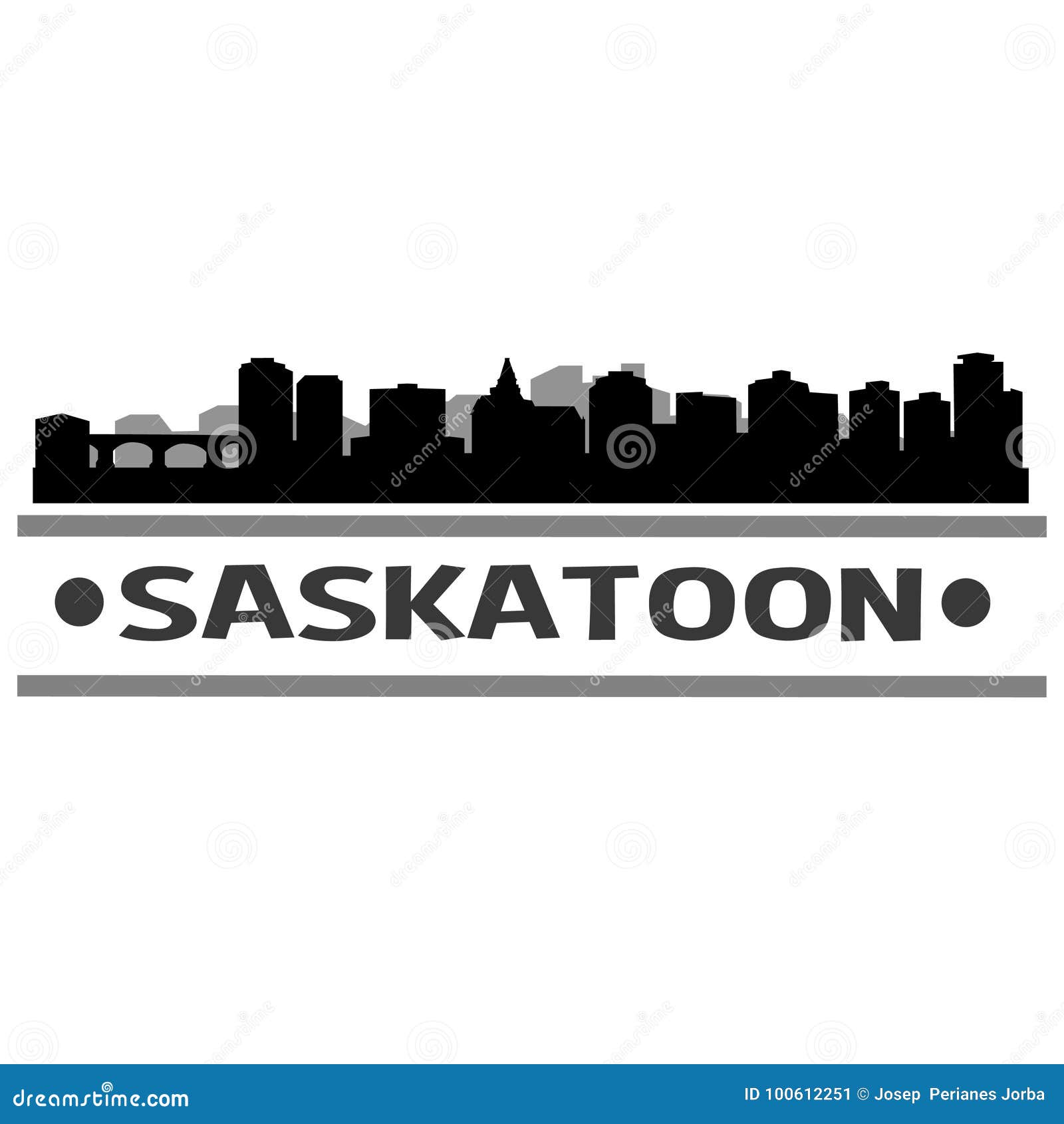 Saskatoon Skyline City Icon Vector Art Design Stock Vector ... Saskatoon Skyline City Icon Vector Art Design Stock Vector ...
