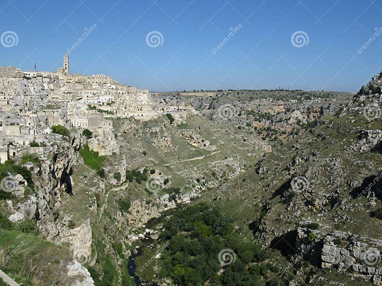 The Sassi and the Canyon of Matera Stock Photo - Image of cave, landmark: 27624266