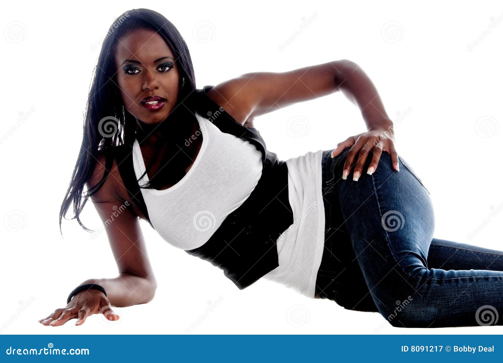 Sassy stock image. Image of vest, fashion, hair, casual - 8091217