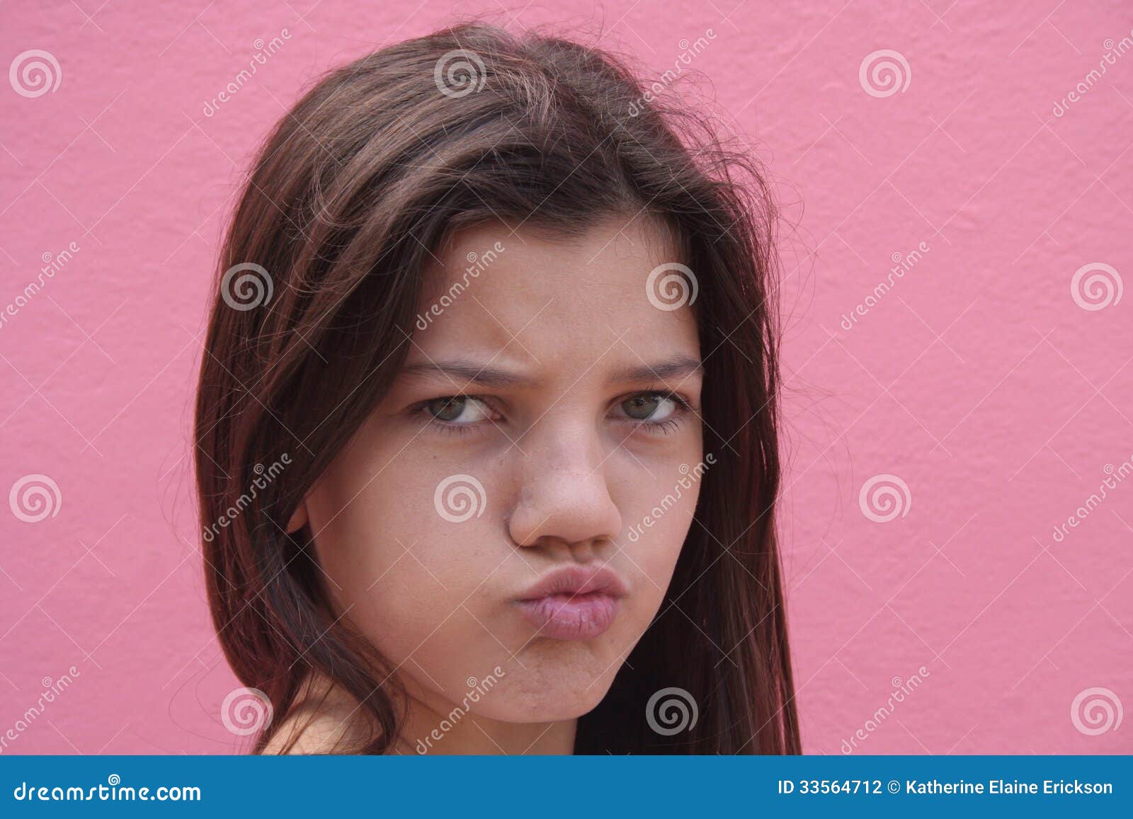 Sassy Girl stock photo. Image of makeup, adolescent, looks - 33564712