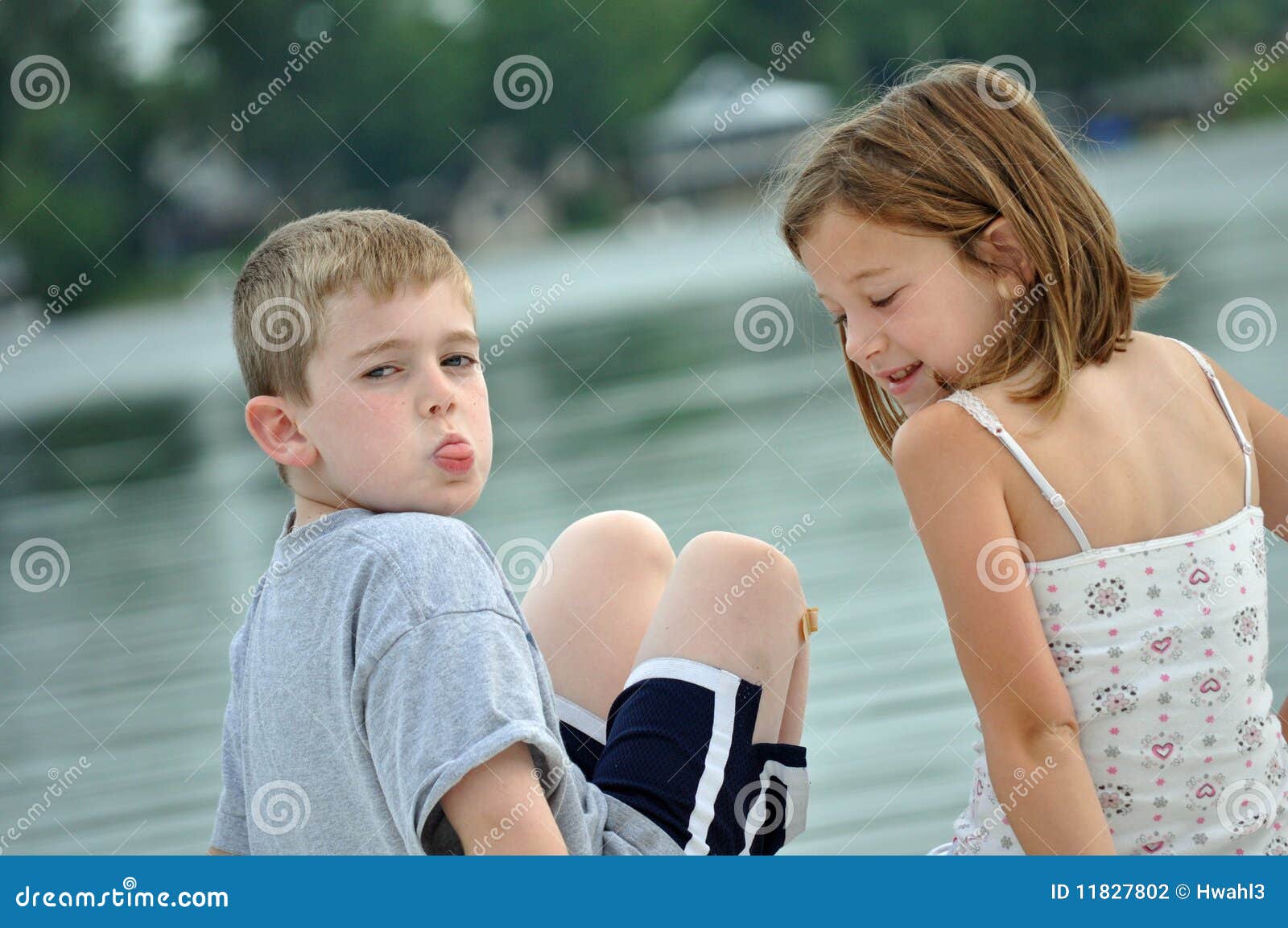 Sassy kids stock photo. Image of goofy, playing, childhood - 11827802