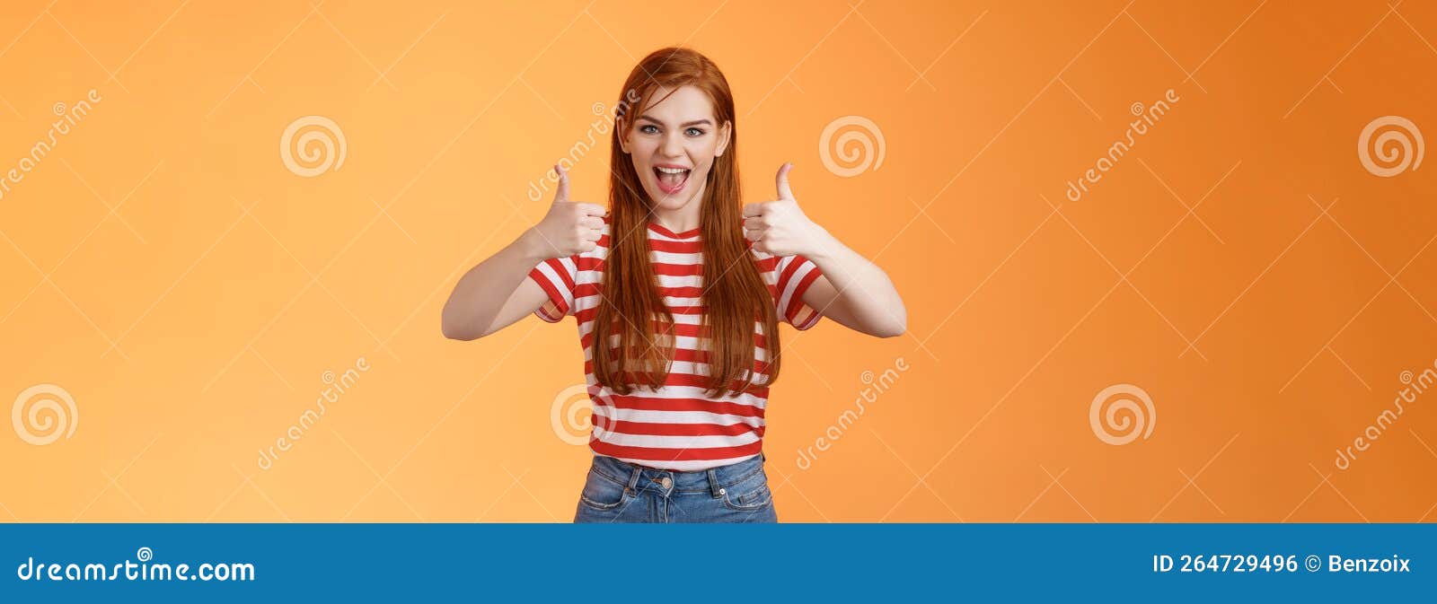 Sassy Rebellious Wild Redhead Cool Girl Having Fun Adore Awesome Party