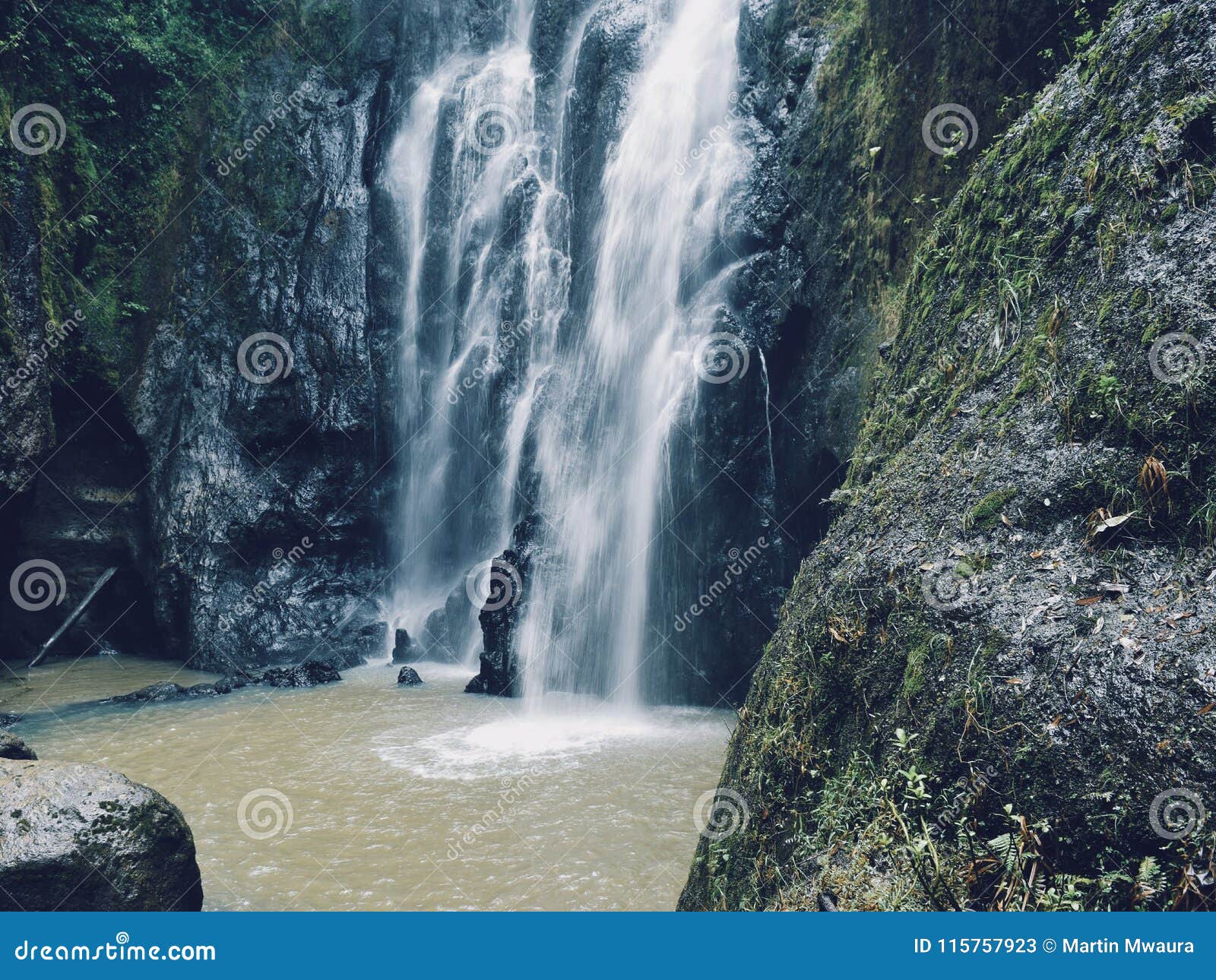 Sasumua Waterfall, Aberdare Ranges Stock Image - Image of kenya ...