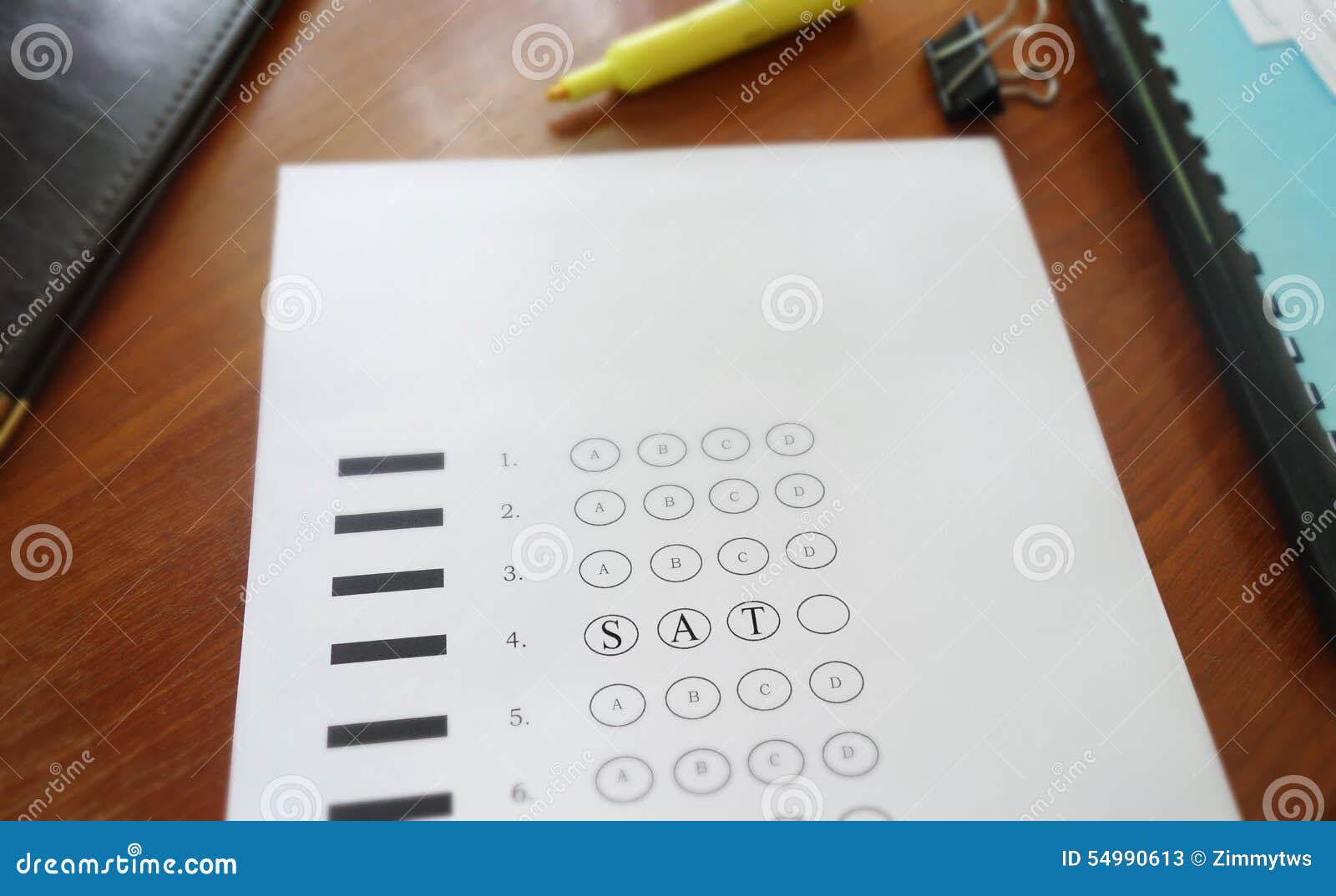 SAT exam stock image. Image of circle, study, answer - 54990613