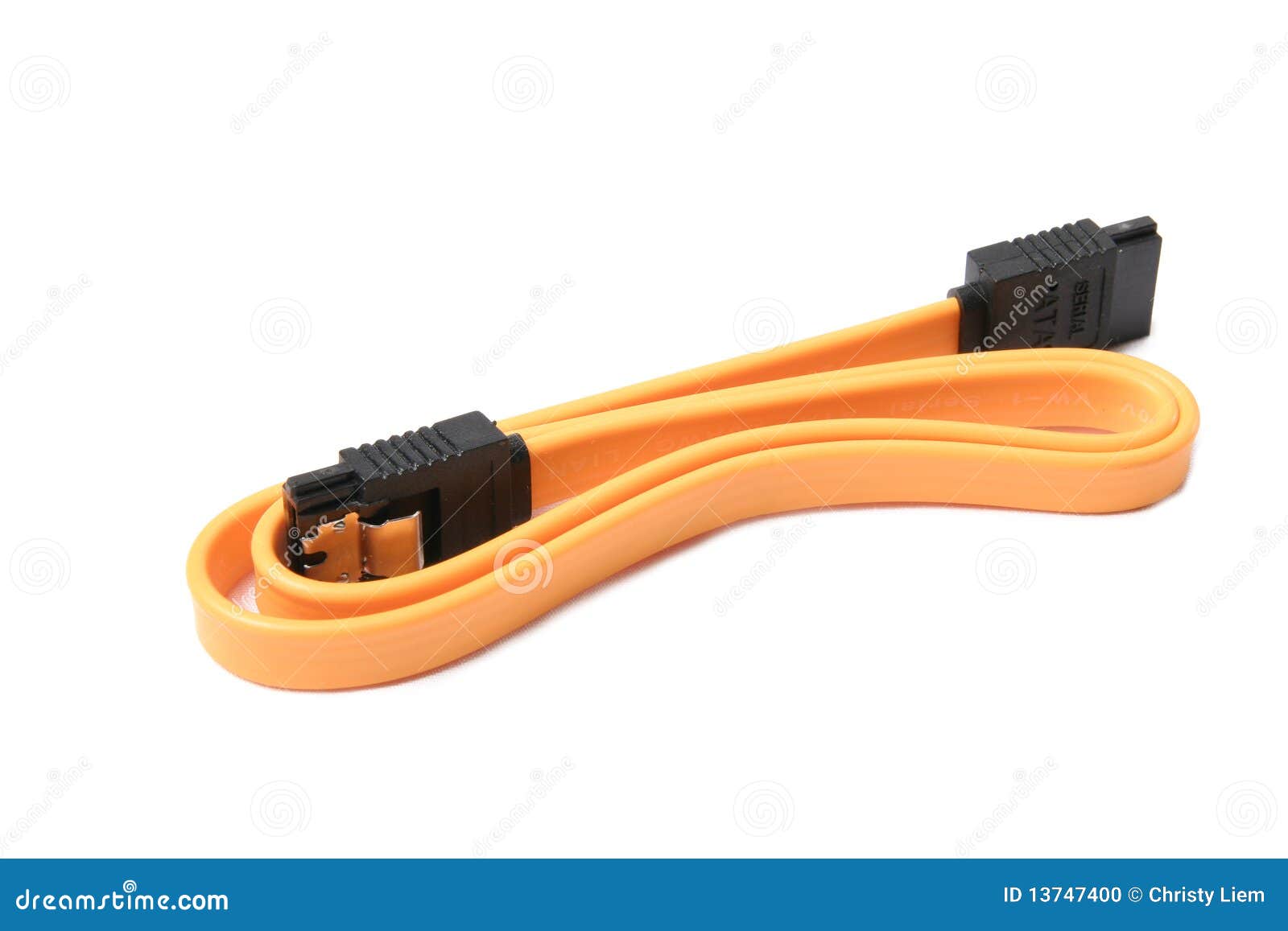 Sata cable stock photo. Image of equipment, computer - 13747400