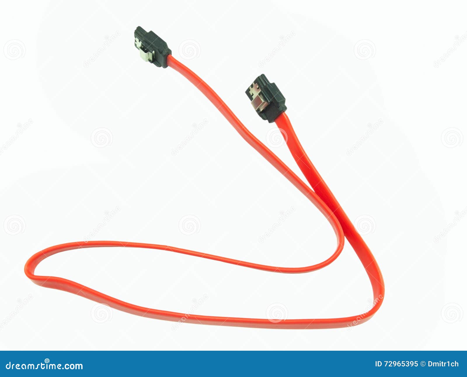 Sata data cable isolated stock image. Image of interface - 72965395