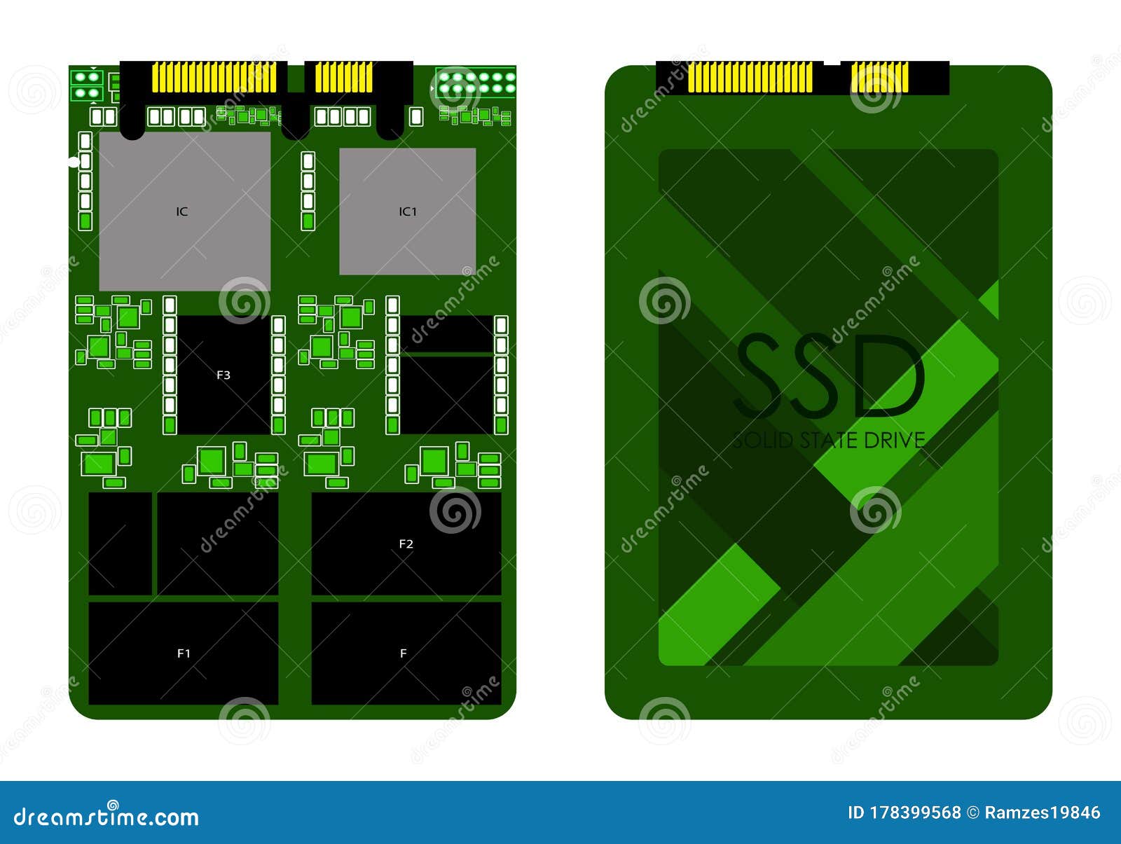 Sata Isolated Icon. Simple Element Illustration From Electronic Devices ...