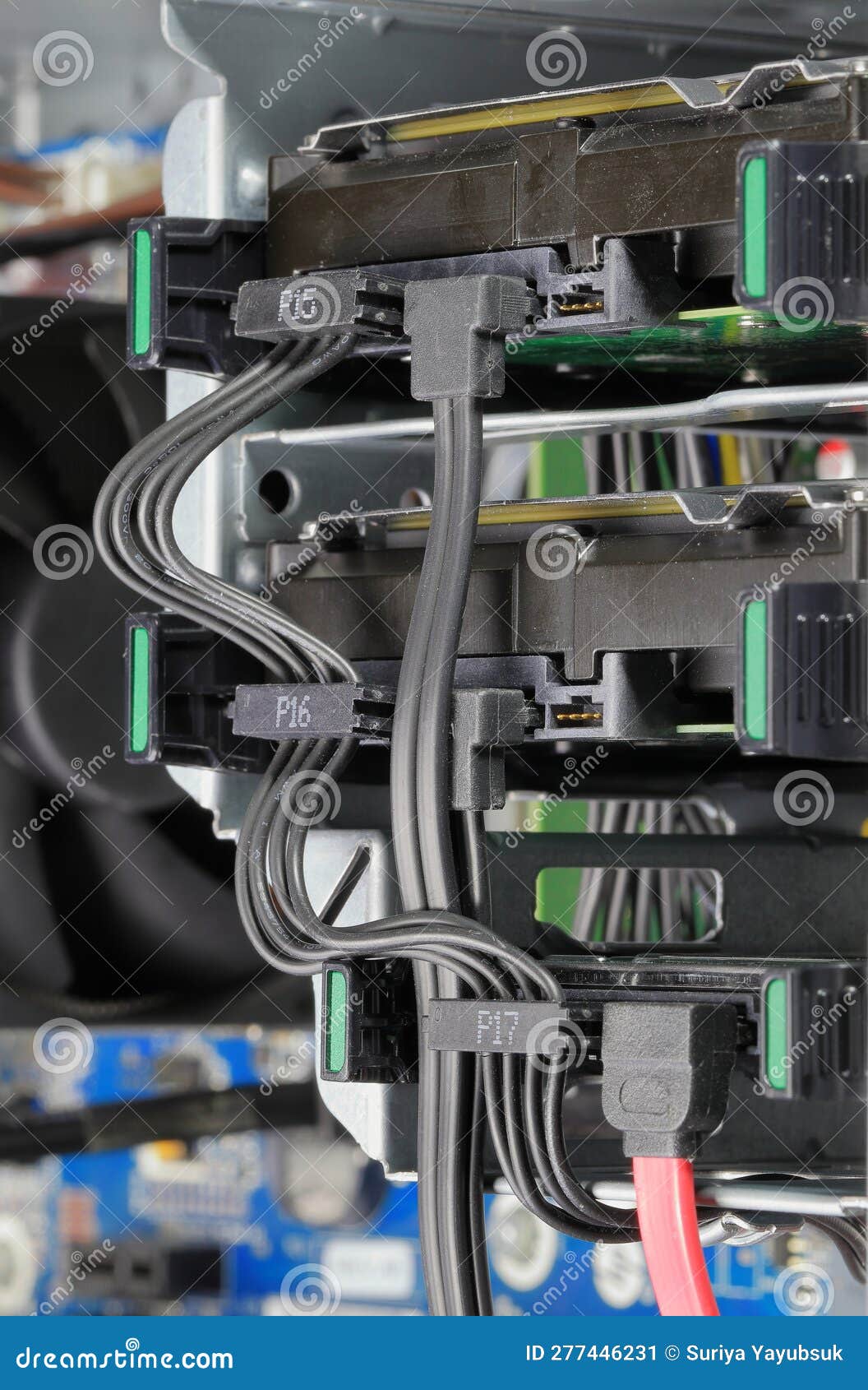 SATA Power and SATA Data Interface To SATA HDD or SSD in Modern ...