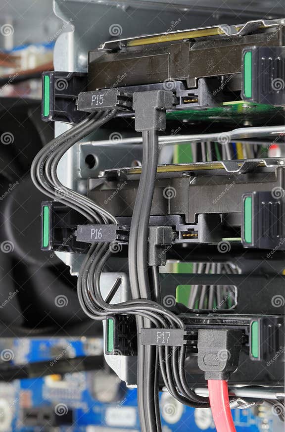 SATA Power and SATA Data Interface To SATA HDD or SSD in Modern ...