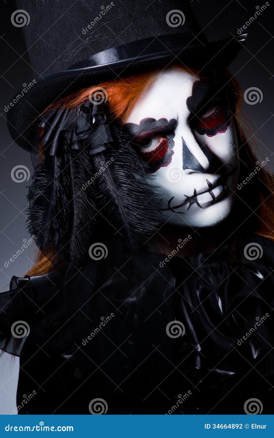Satana de la mujer foto de archivo. Imagen de misterio - 34664892