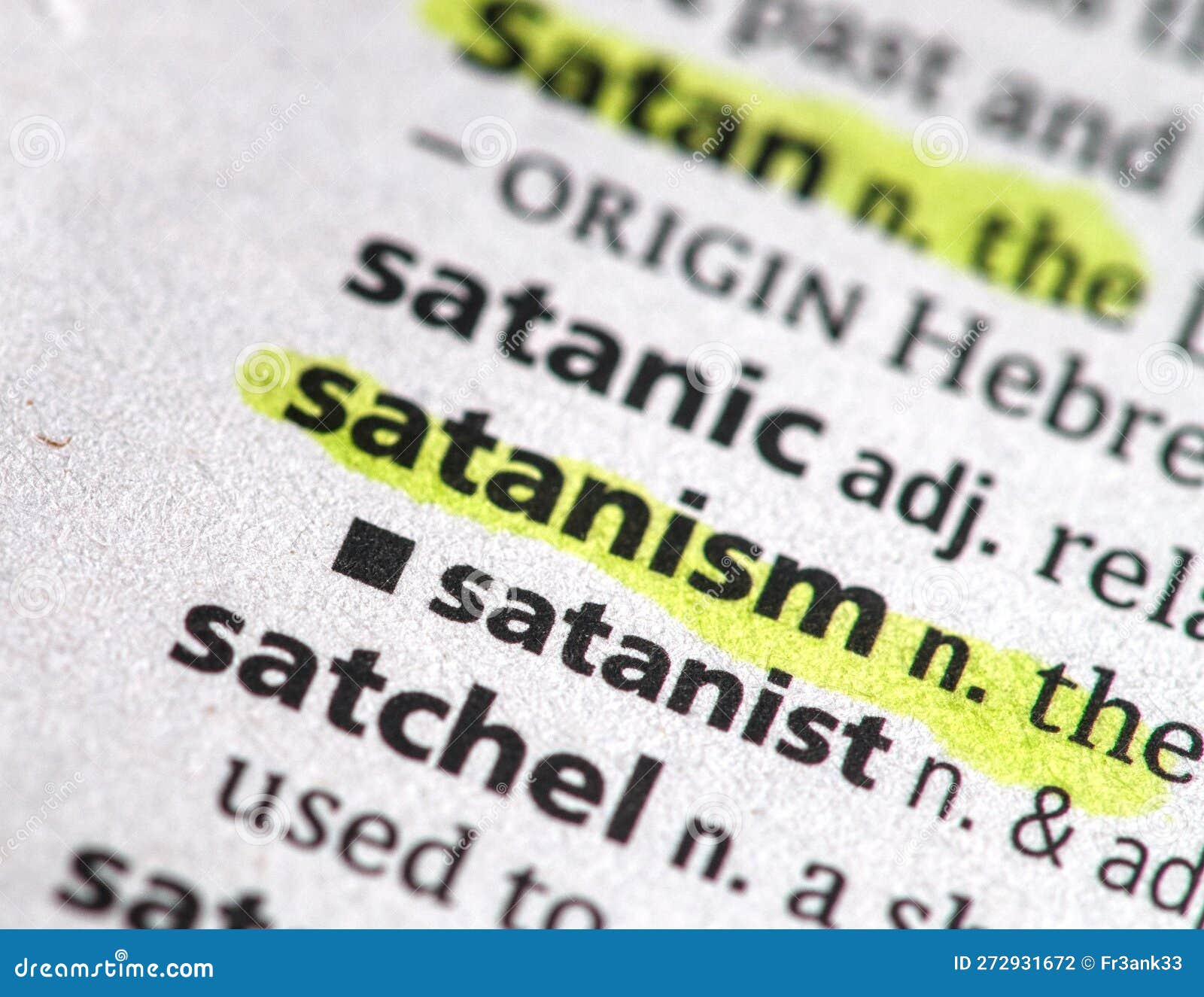 Satanism stock photo. Image of devil, verse, evil, worship - 272931672