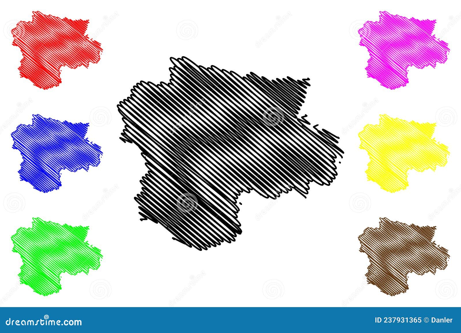 Satara District Maharashtra State, Pune Division, Republic of India Map ...