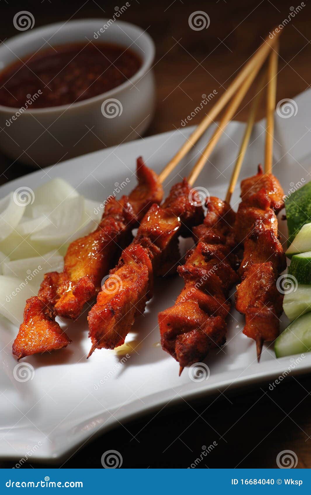 Satay stock photo. Image of powder, tasty, yummy, delicious - 16684040