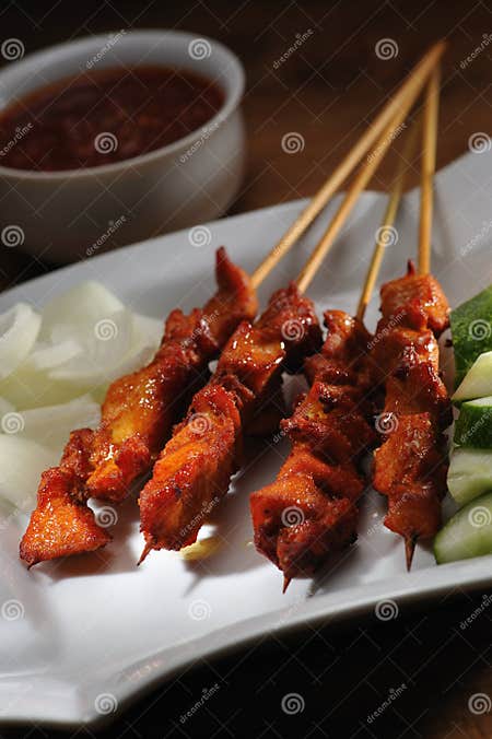 Satay stock photo. Image of powder, tasty, yummy, delicious - 16684040