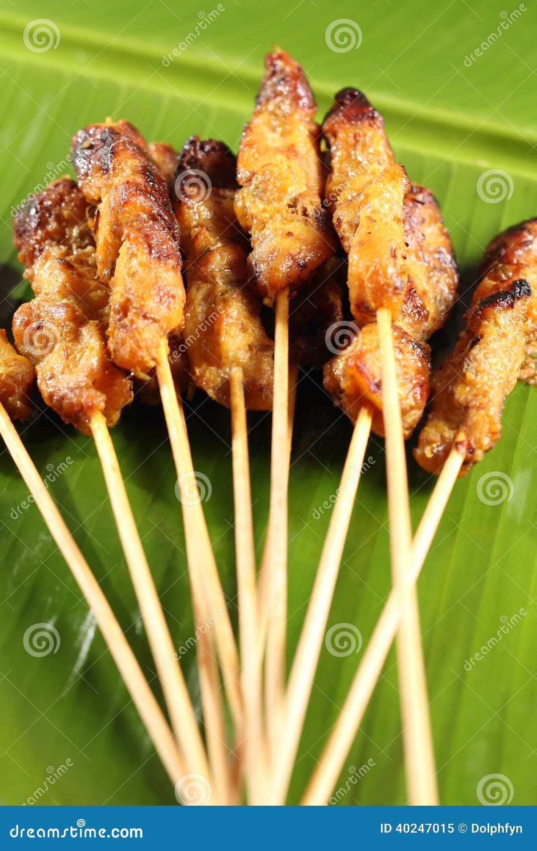 Satay image stock. Image du bâton, asiatique, rôti, assouvissez - 40247015