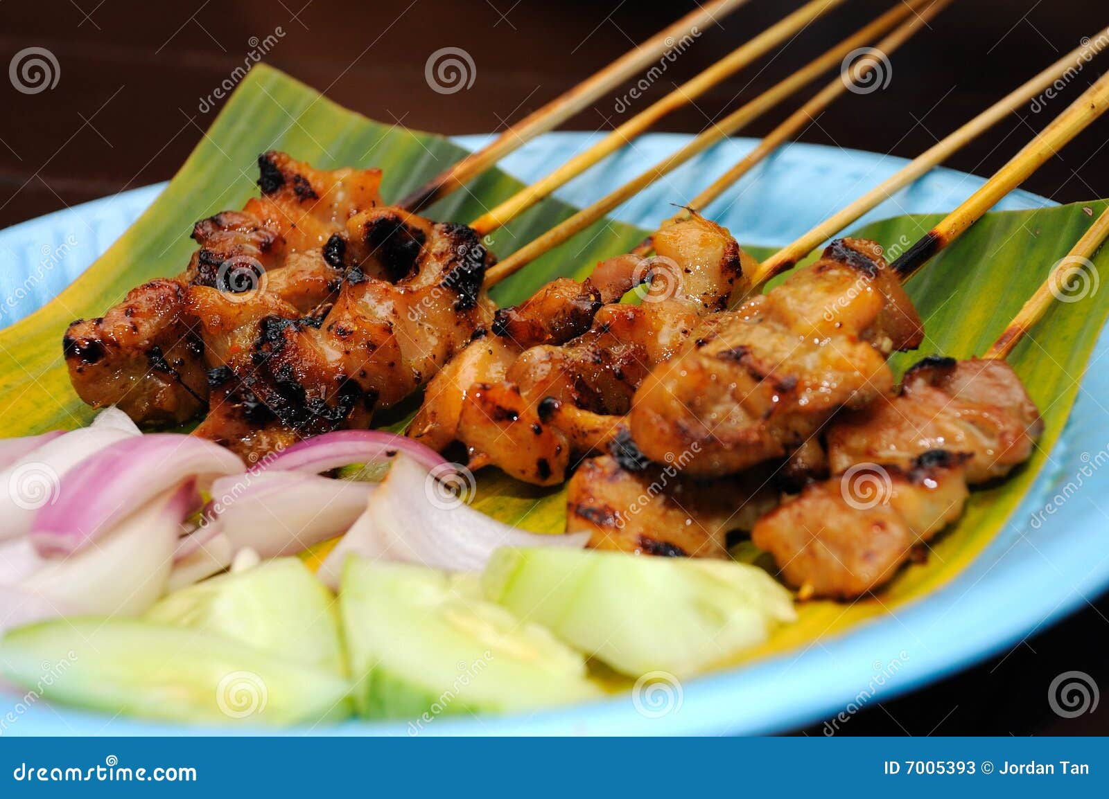 Satay stock image. Image of mutton, chicken, delicacy - 7005393