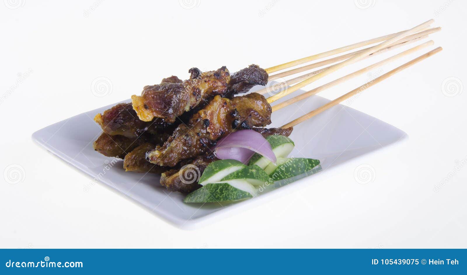 Satay. Asian Cuisine - Satay on Background Stock Image - Image of fire ...