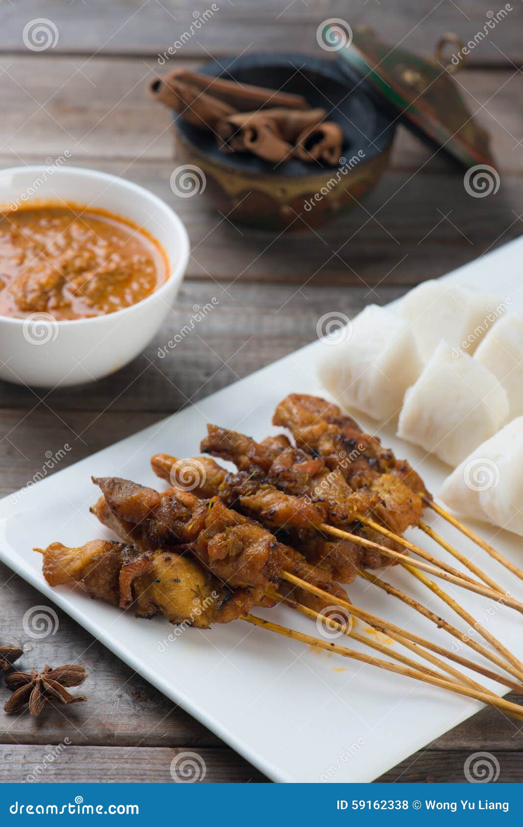 Satay stock photo. Image of bali, appetizer, asia, gluant - 59162338