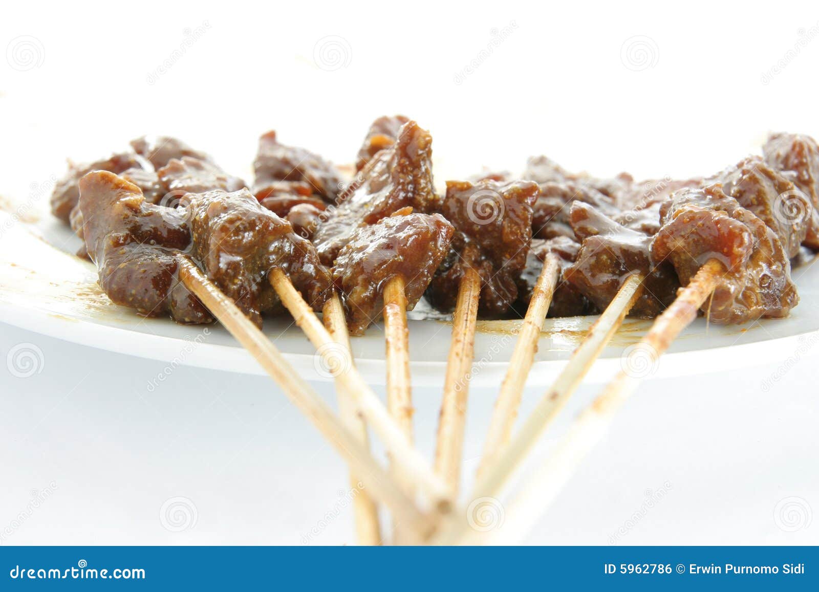 Satay or sate stock photo. Image of meat, sate, chicken - 5962786
