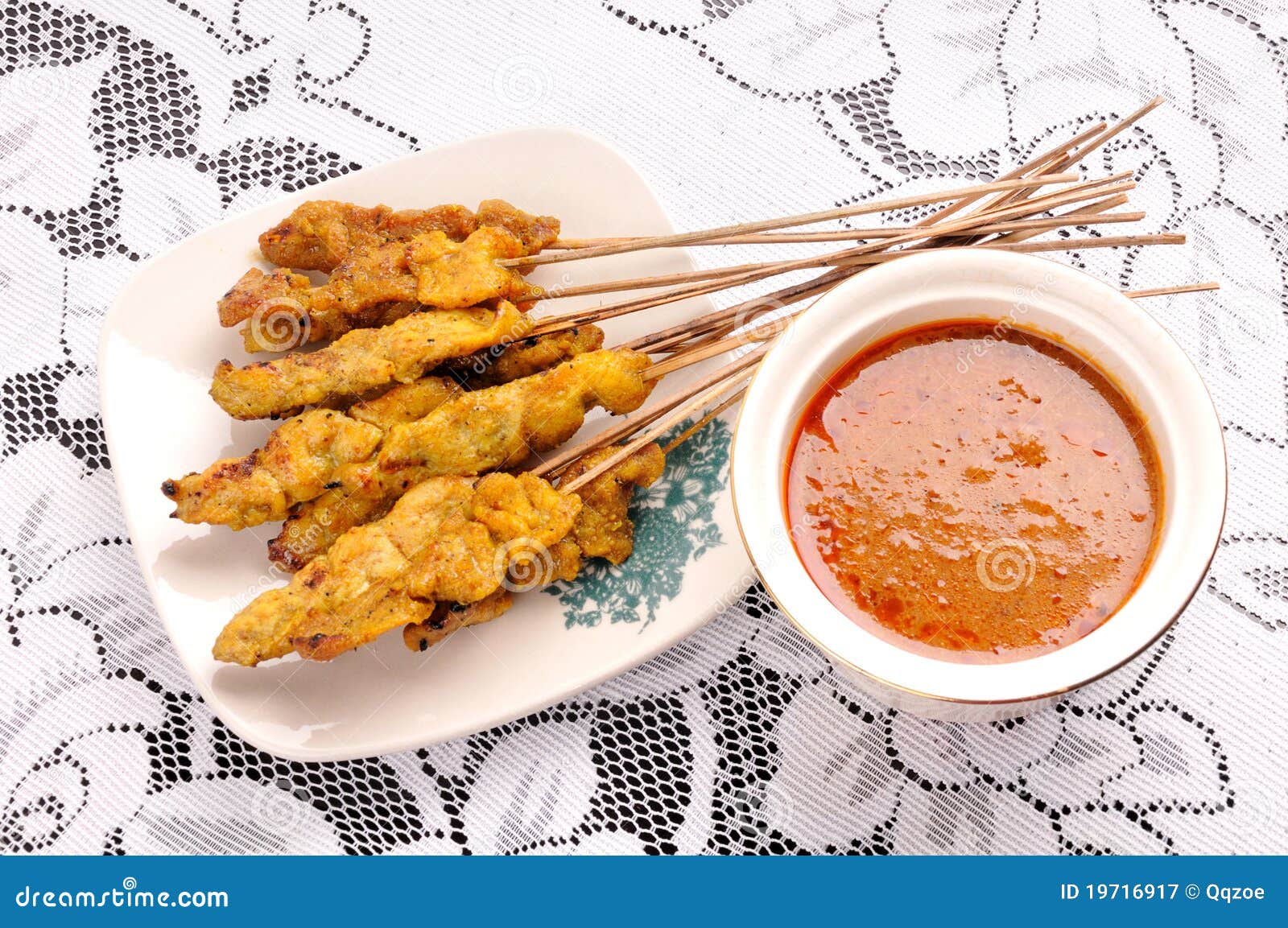 Sate immagine stock. Immagine di malaysia, pollo, piccante - 19716917