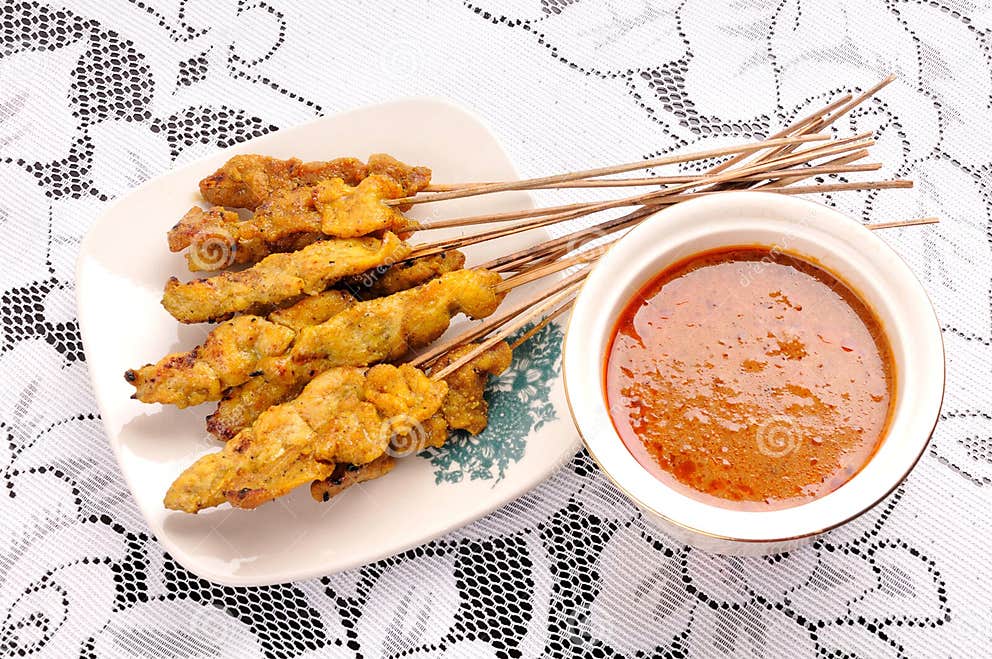 Sate stock image. Image of asian, spicy, marinated, traditional - 19716917